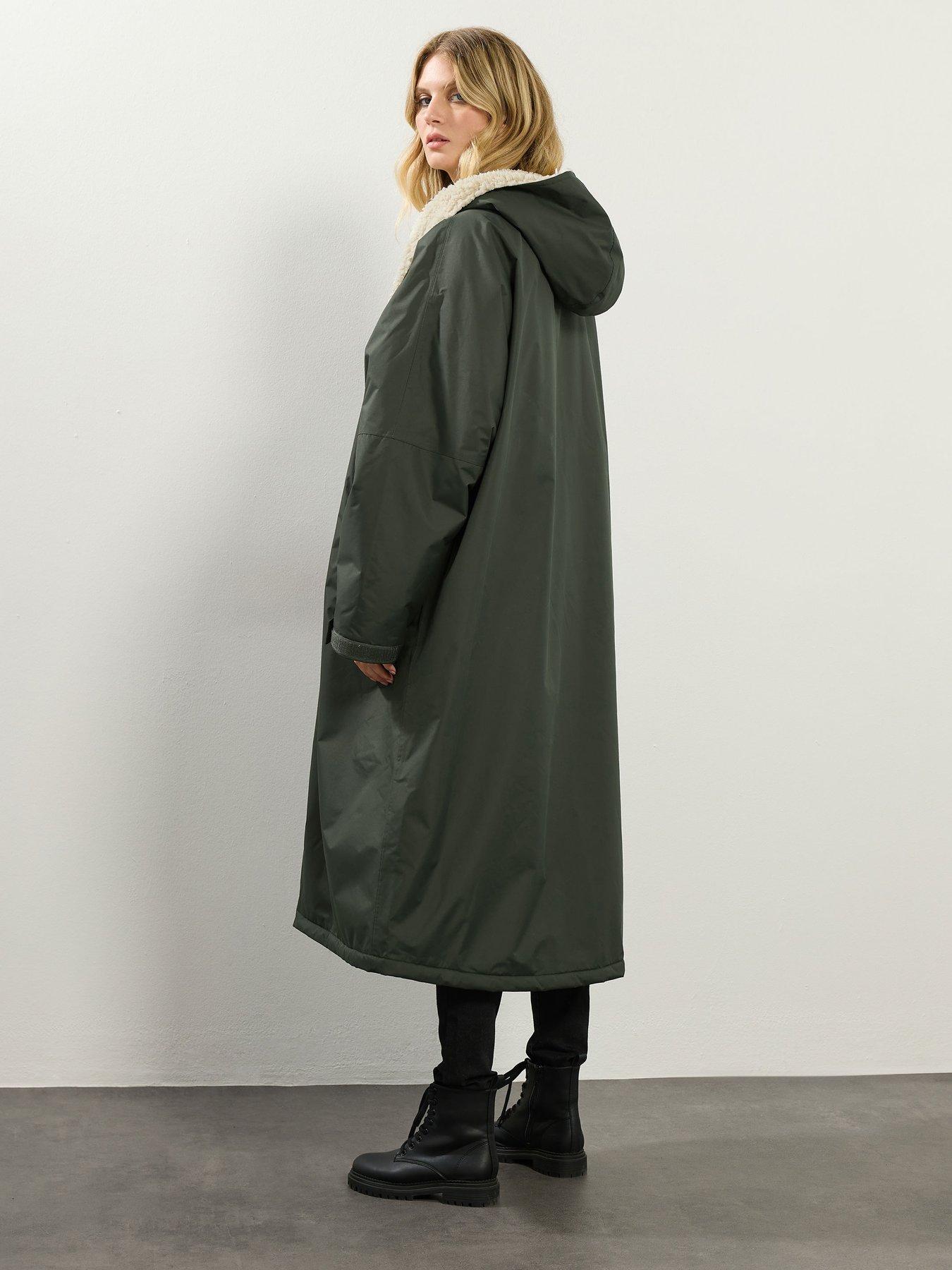 Long Tall Sally Borg Lined Changing Robe - Green | Very