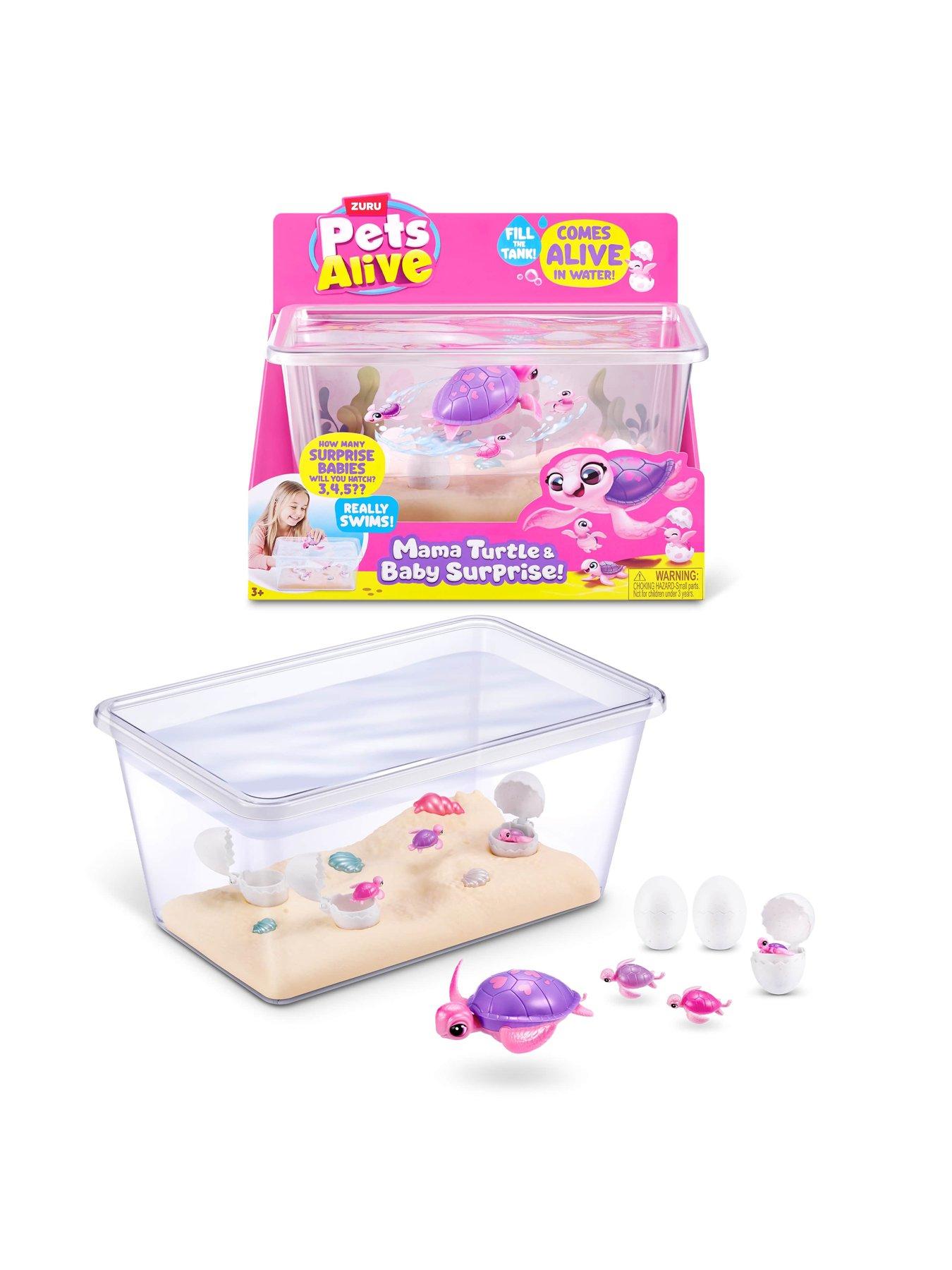 Zuru Pets Alive Mama & Baby Surprise Mama Turtle Playset | Very