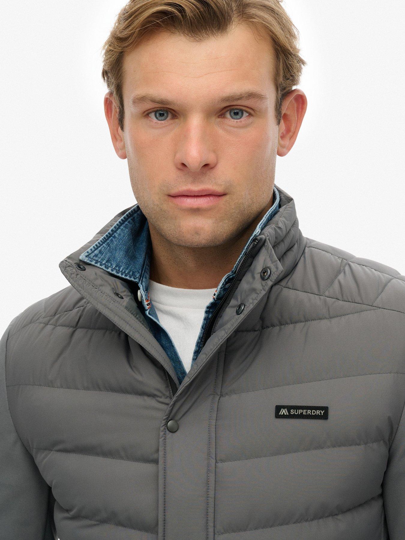 Superdry Storm Popper Softshell Jacket - Grey | Very