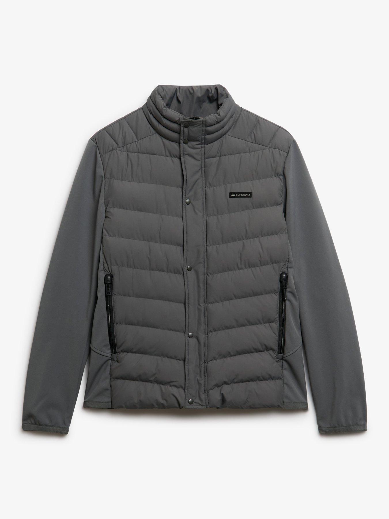 Superdry Storm Popper Softshell Jacket - Grey | Very