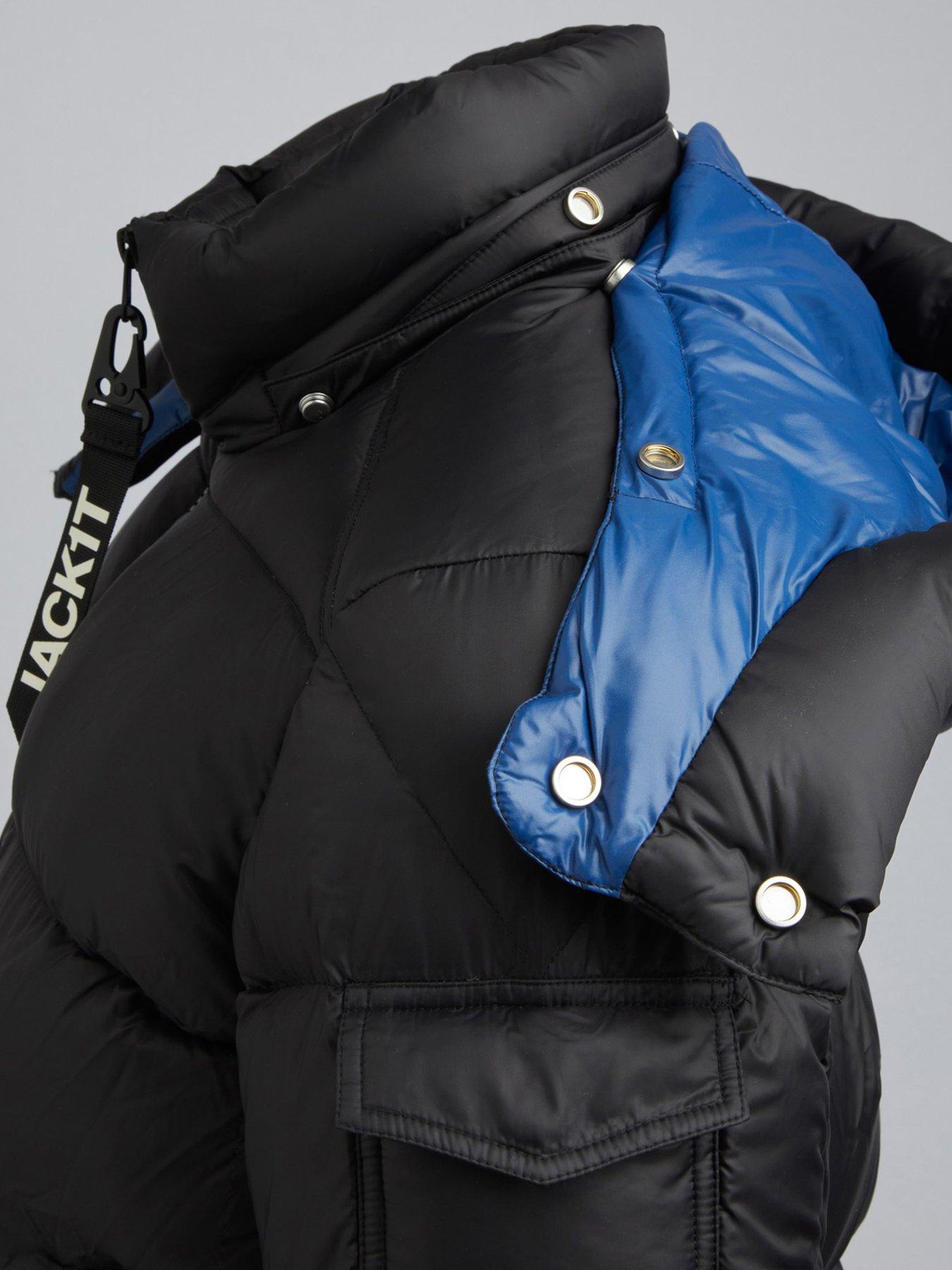 Jack1t Ez Dry Hood Padded Jacket With Detachable Hood - Black | Very