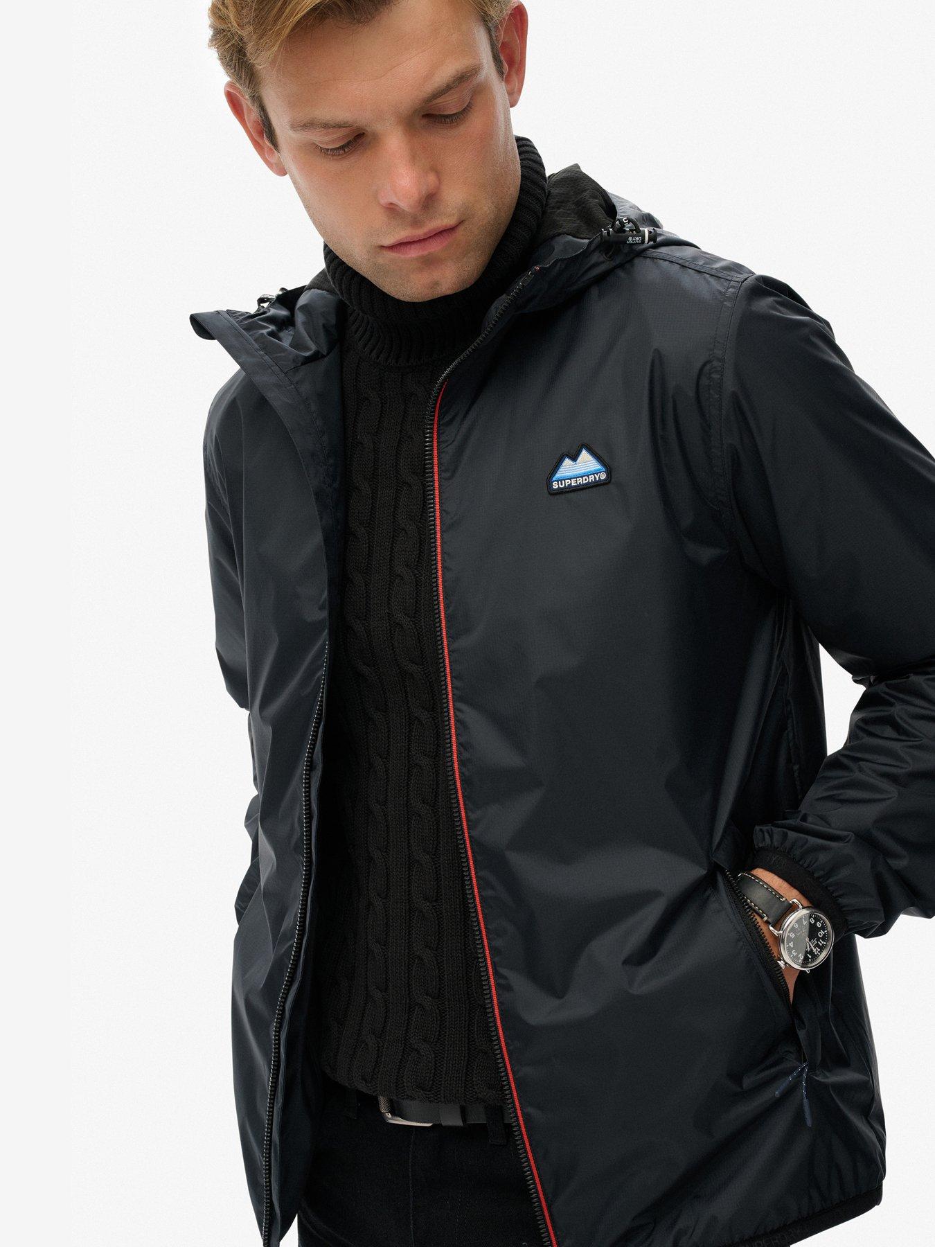 Superdry Essential Tri Windbreaker Jacket - Navy | Very