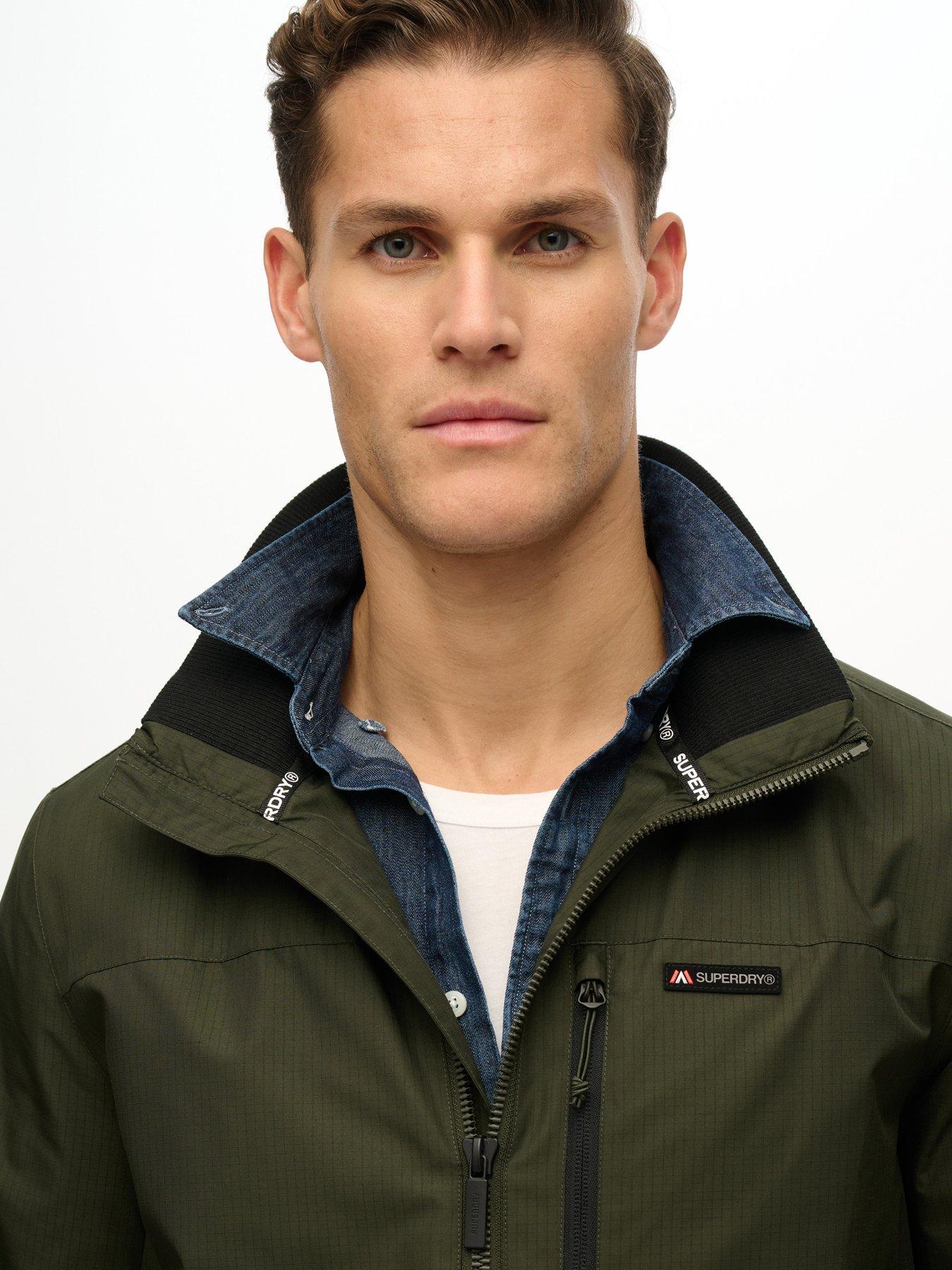 Superdry Non Hooded Logo Windbreaker Jacket - Green | Very