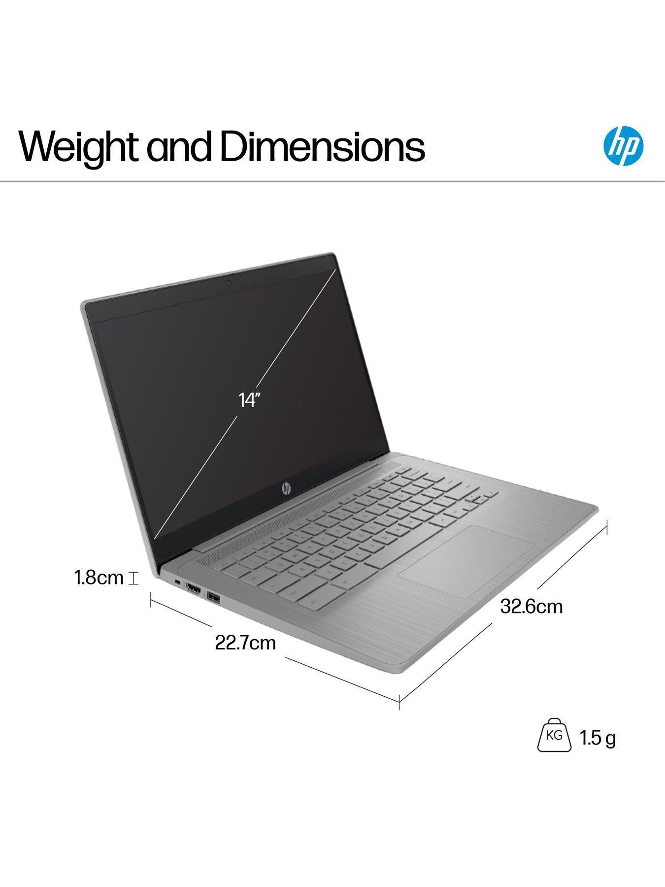 HP Chromebook 14a-ne1000na - 14in HD, Intel® Celeron N4500, 4GB RAM ...