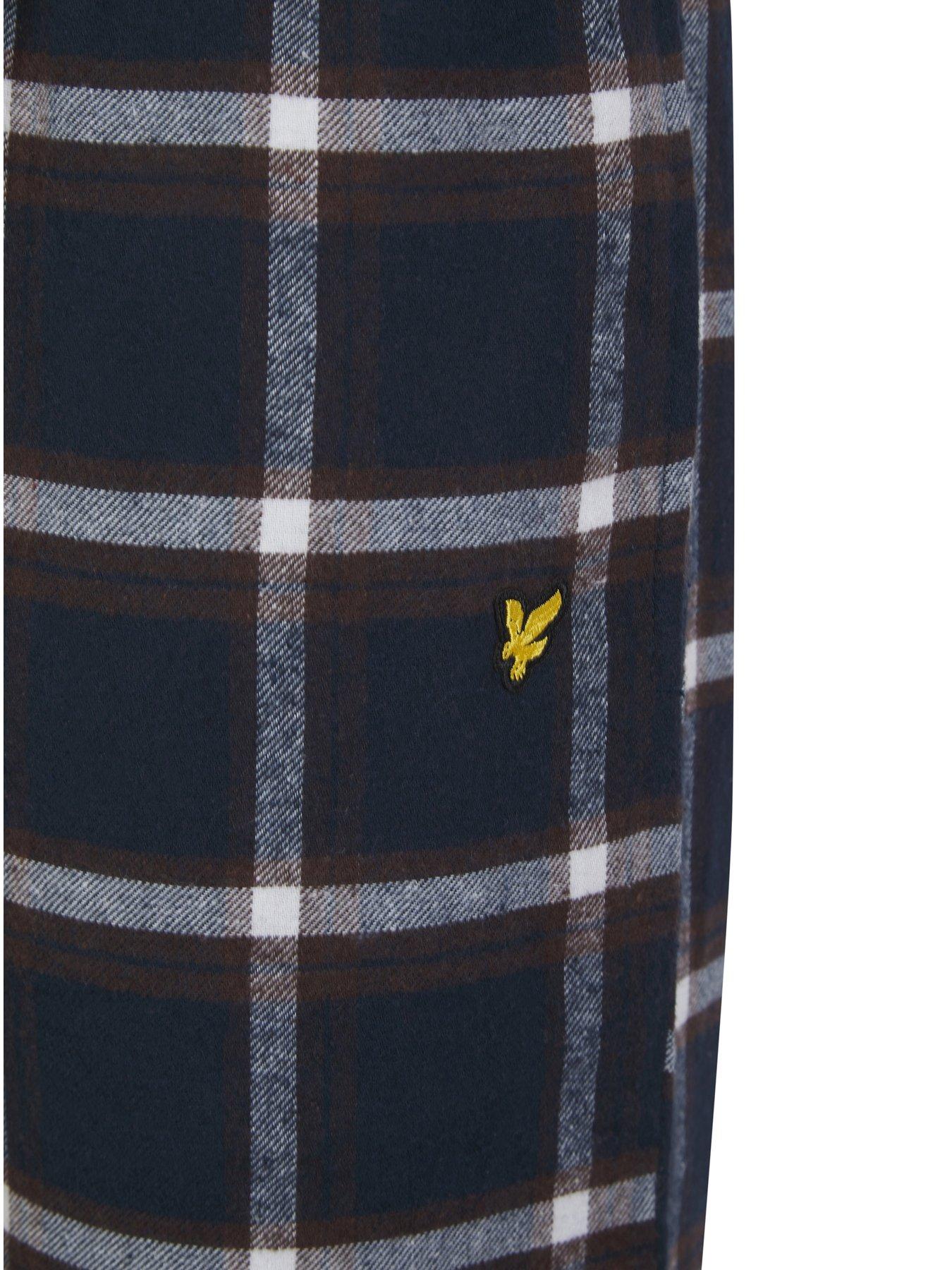 Lyle & Scott Lyle & Scott Julian Check Pyjama Set - Navy | Very