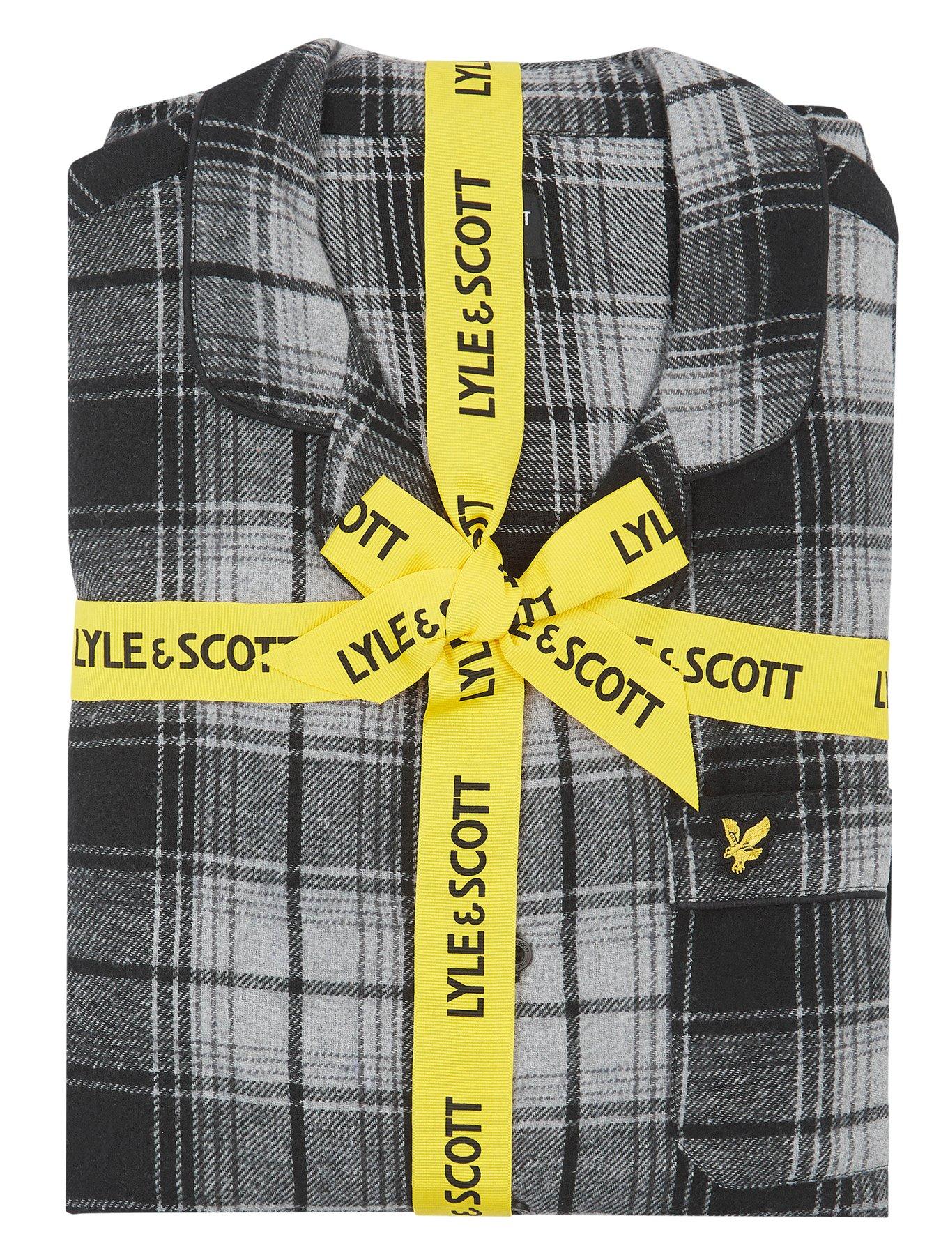 Lyle & Scott Lyle & Scott Julian Check Pyjama Set - Black | Very