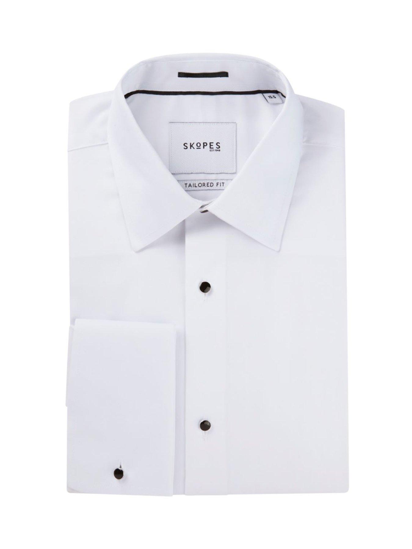 Skopes Tailored Fit Luxury Formal Shirt - White | Very