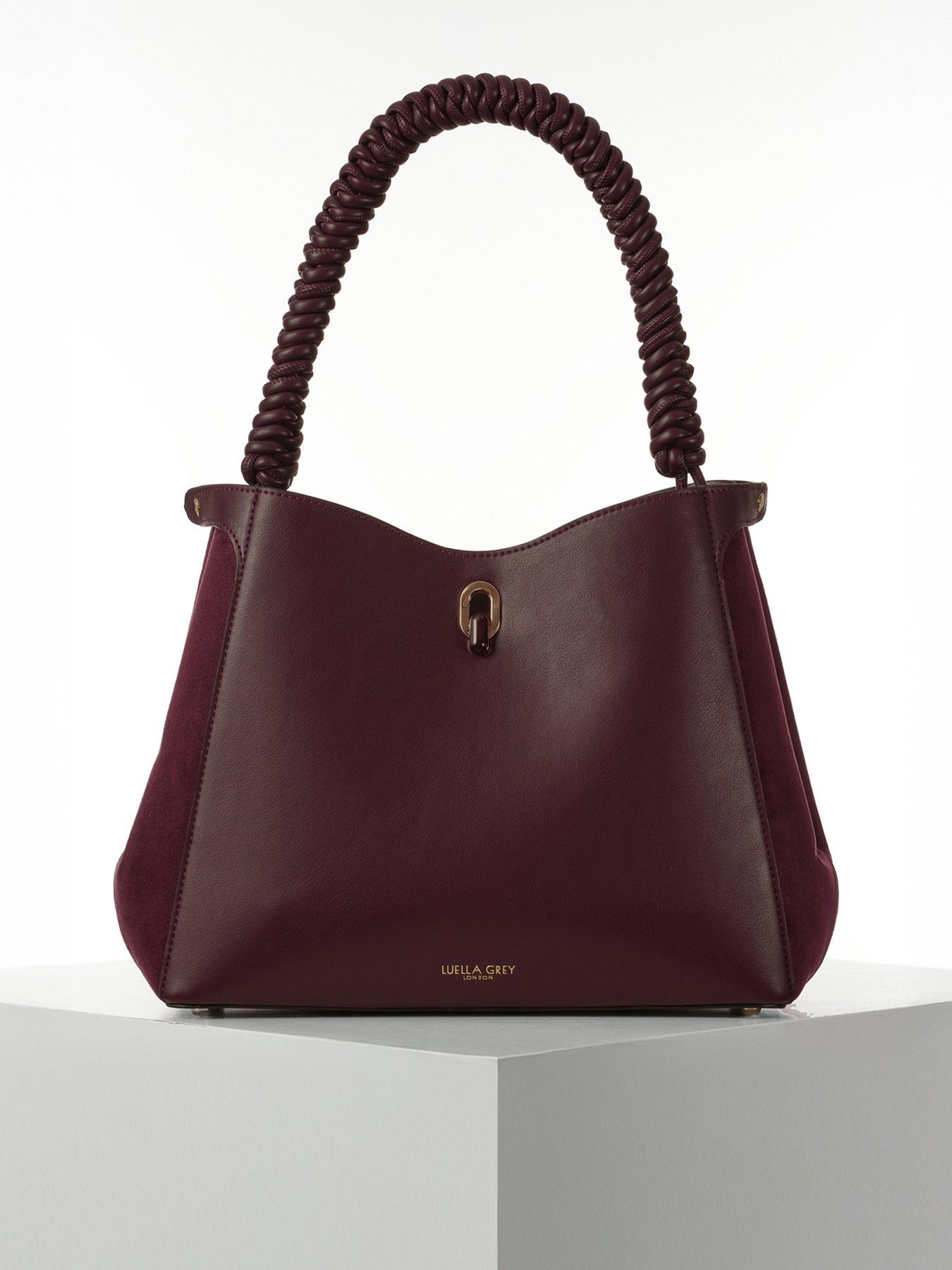 Luella Grey Simone Woven Handle Hobo - Cherry | Very