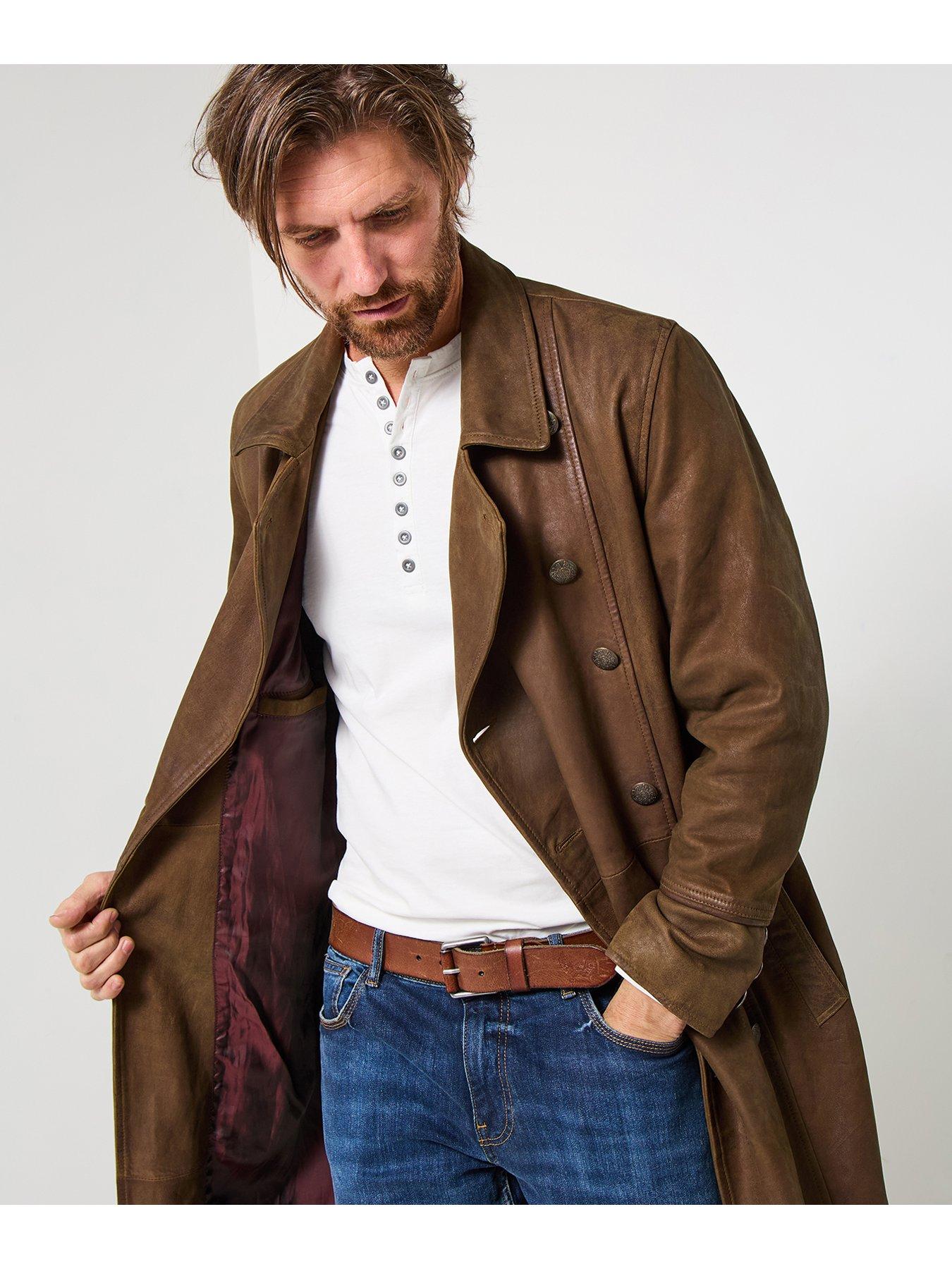 Joe Browns Leather Military Overcoat | Very