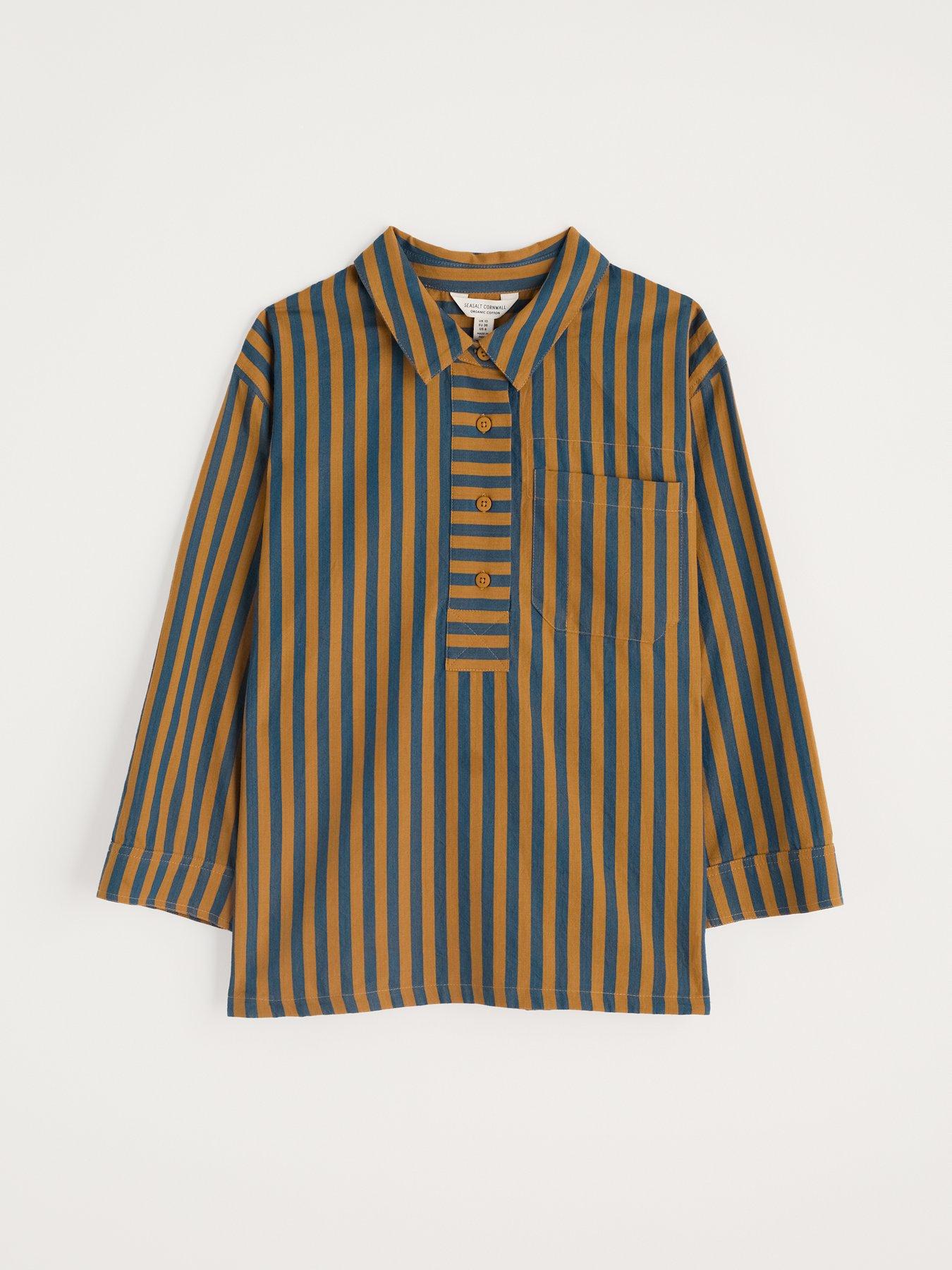 Seasalt Cornwall Striped Shirt - Blue | Very