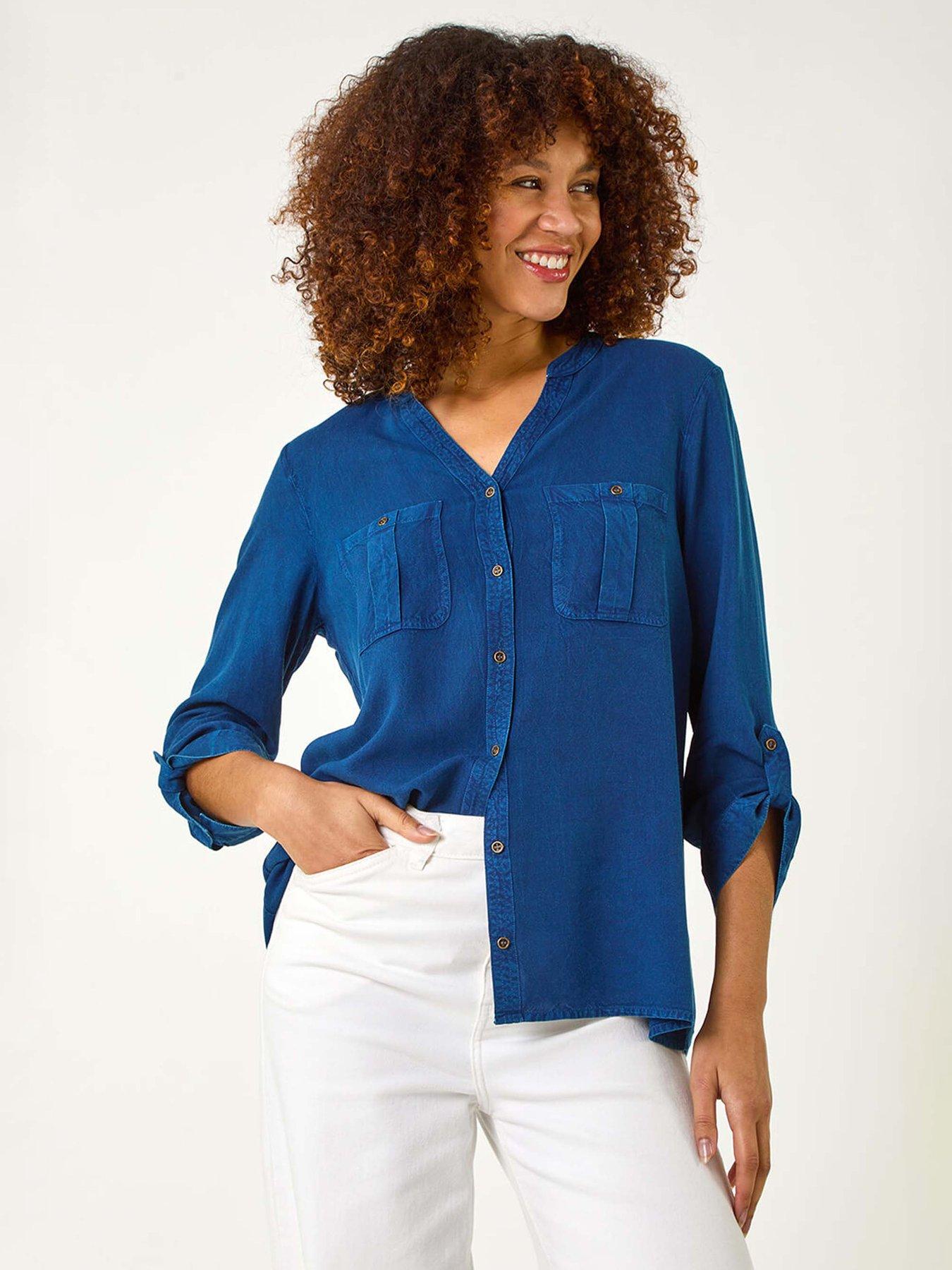 Roman Buttoned Pocket Shirt - Denim | Very