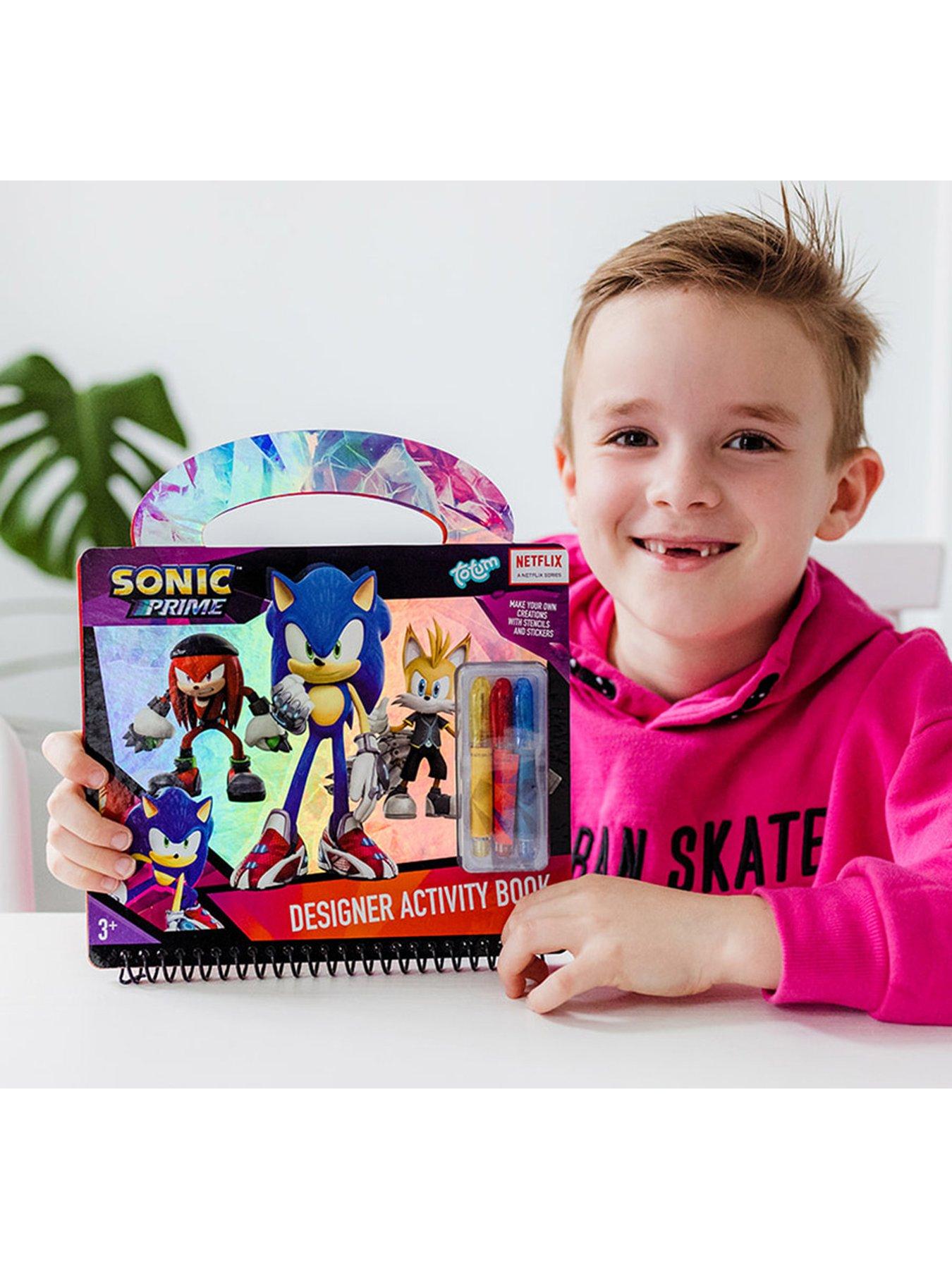 Sonic the Hedgehog Designer Activity Book with Stencils | Very