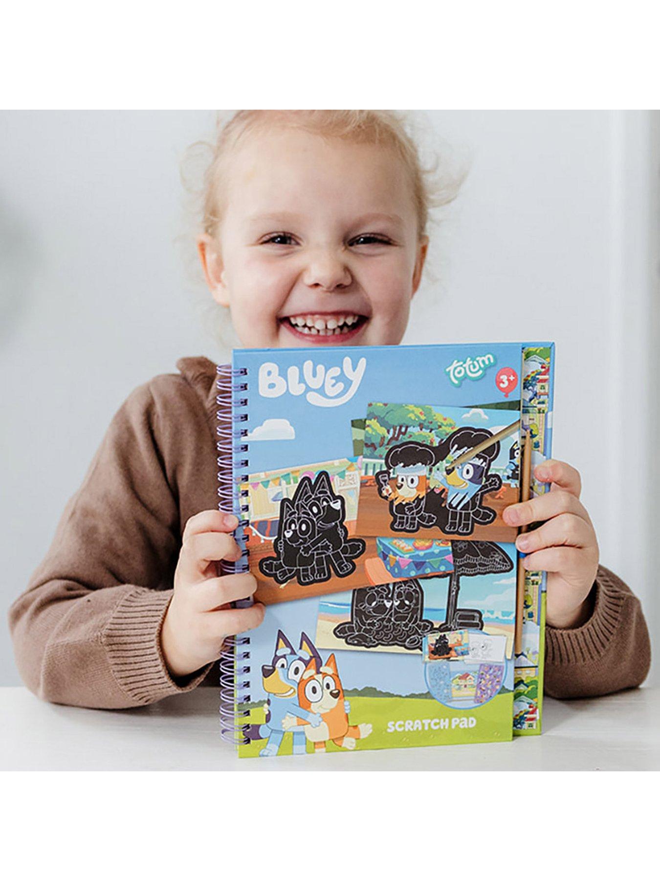 Bluey Scratchbook with 10 Scratch Cards & Tool | Very