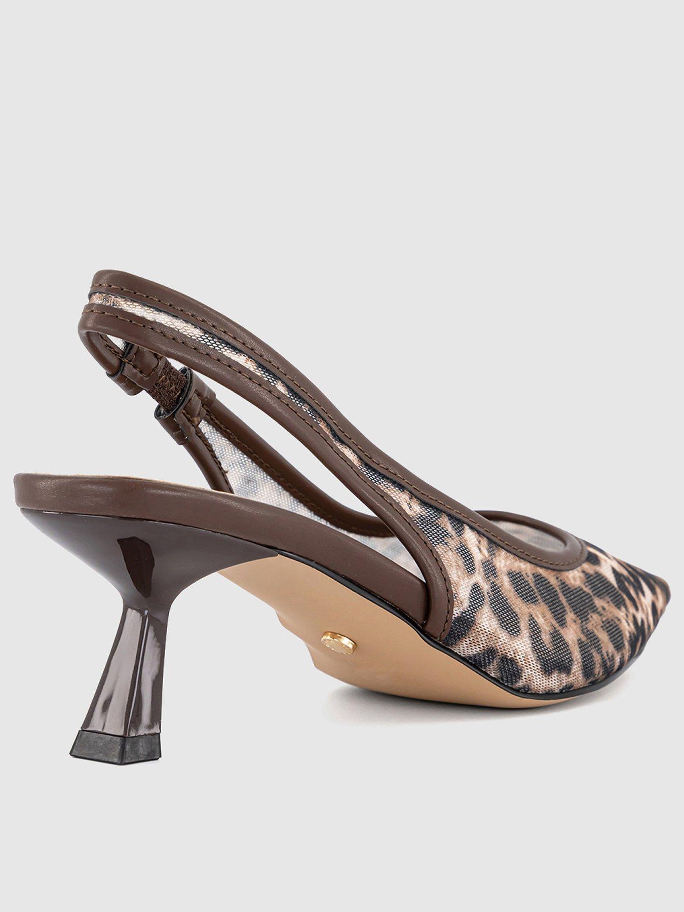 OFFICE Million Mesh Slingback - Leopard | Very
