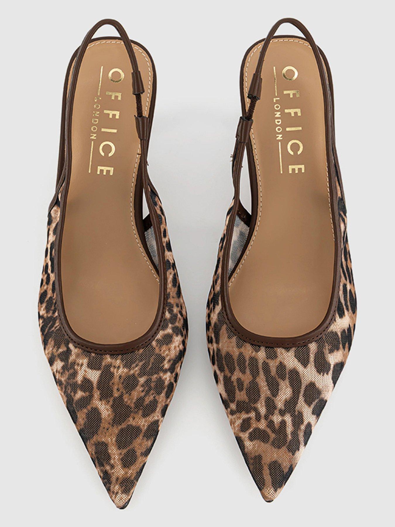 OFFICE Million Mesh Slingback - Leopard | Very