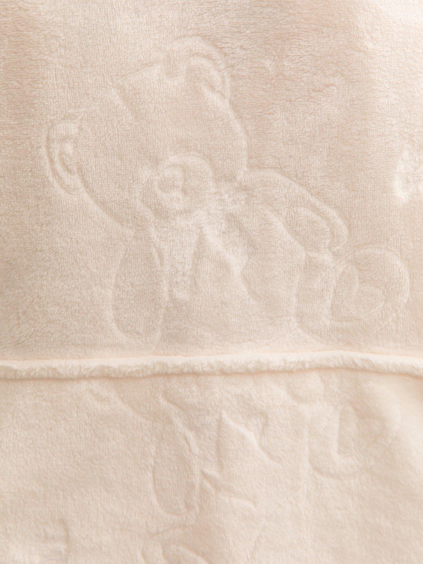 New Look 915 Girls Teddy Pattern Oversized Fleece Hoodie - Cream | Very