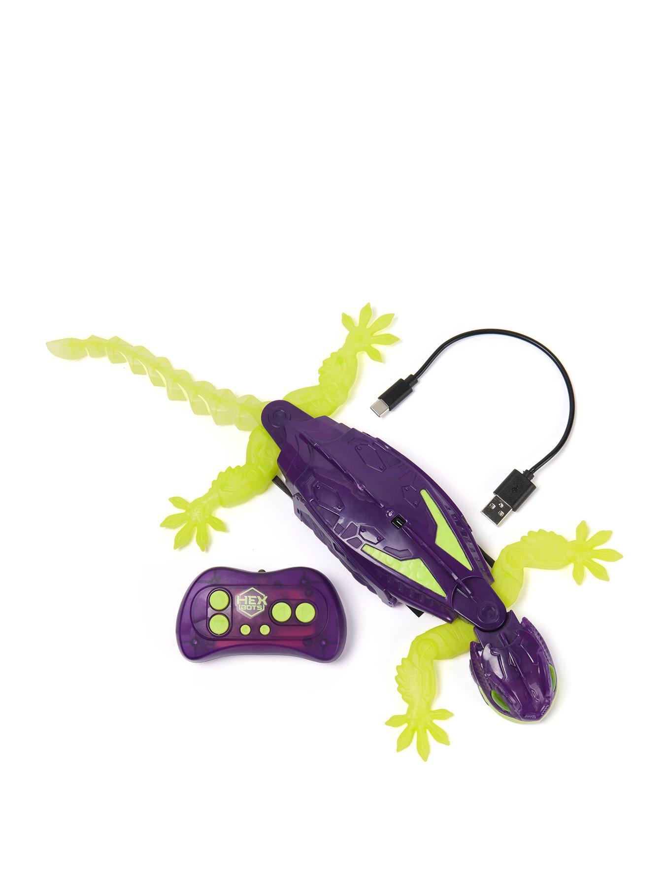 Hex Bots Glow In The Dark Wall Crawler Gecko Remote Control Toy | Very
