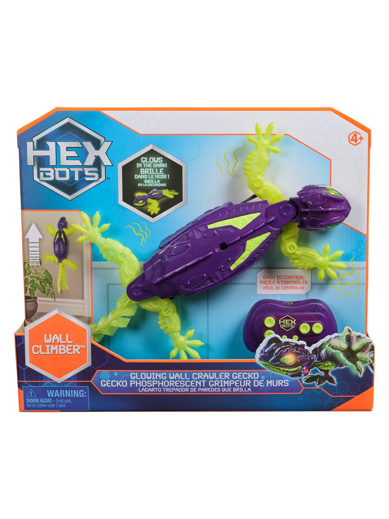 Hex Bots Glow In The Dark Wall Crawler Gecko Remote Control Toy | Very