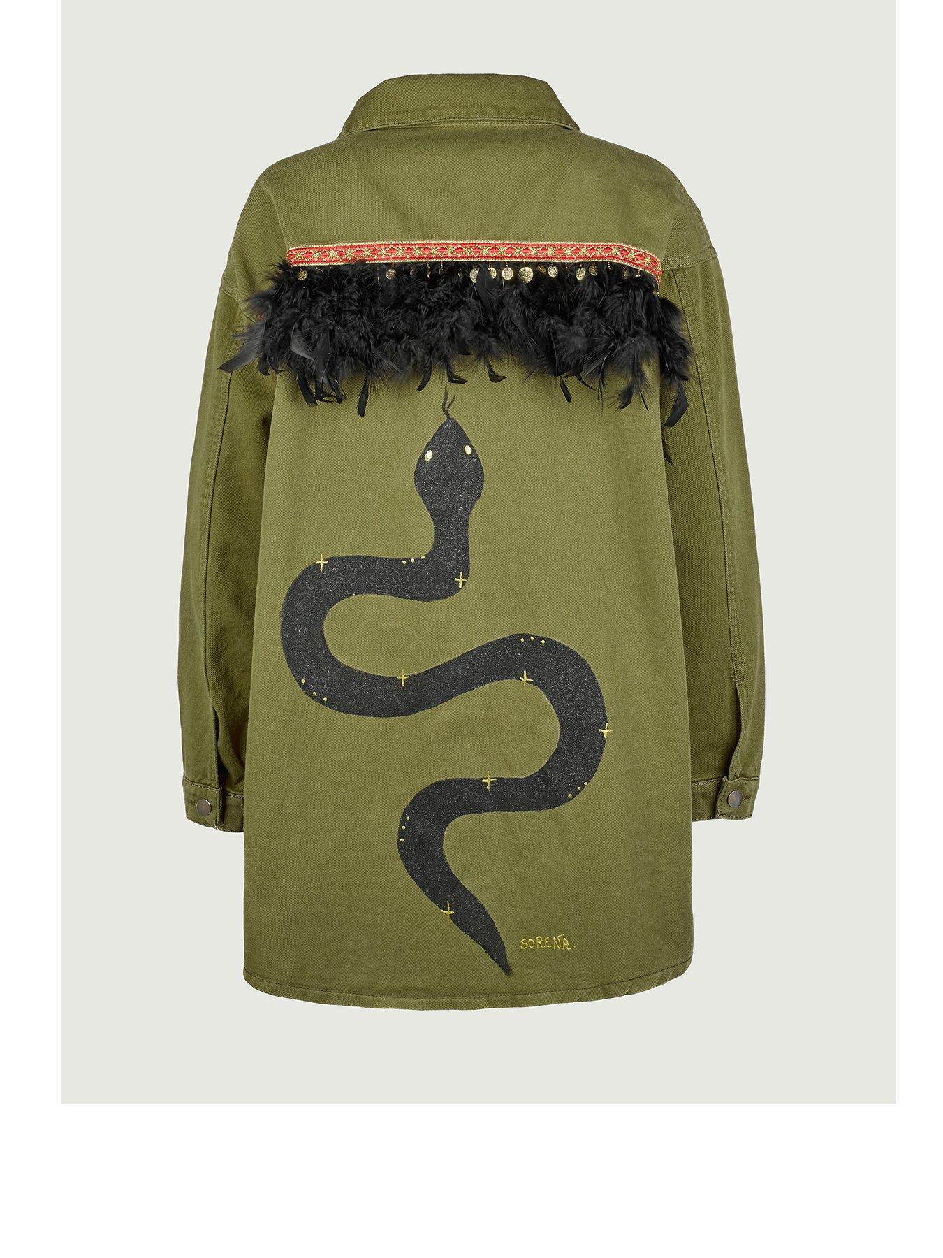 Sorena Snake Jacket - Green | Very