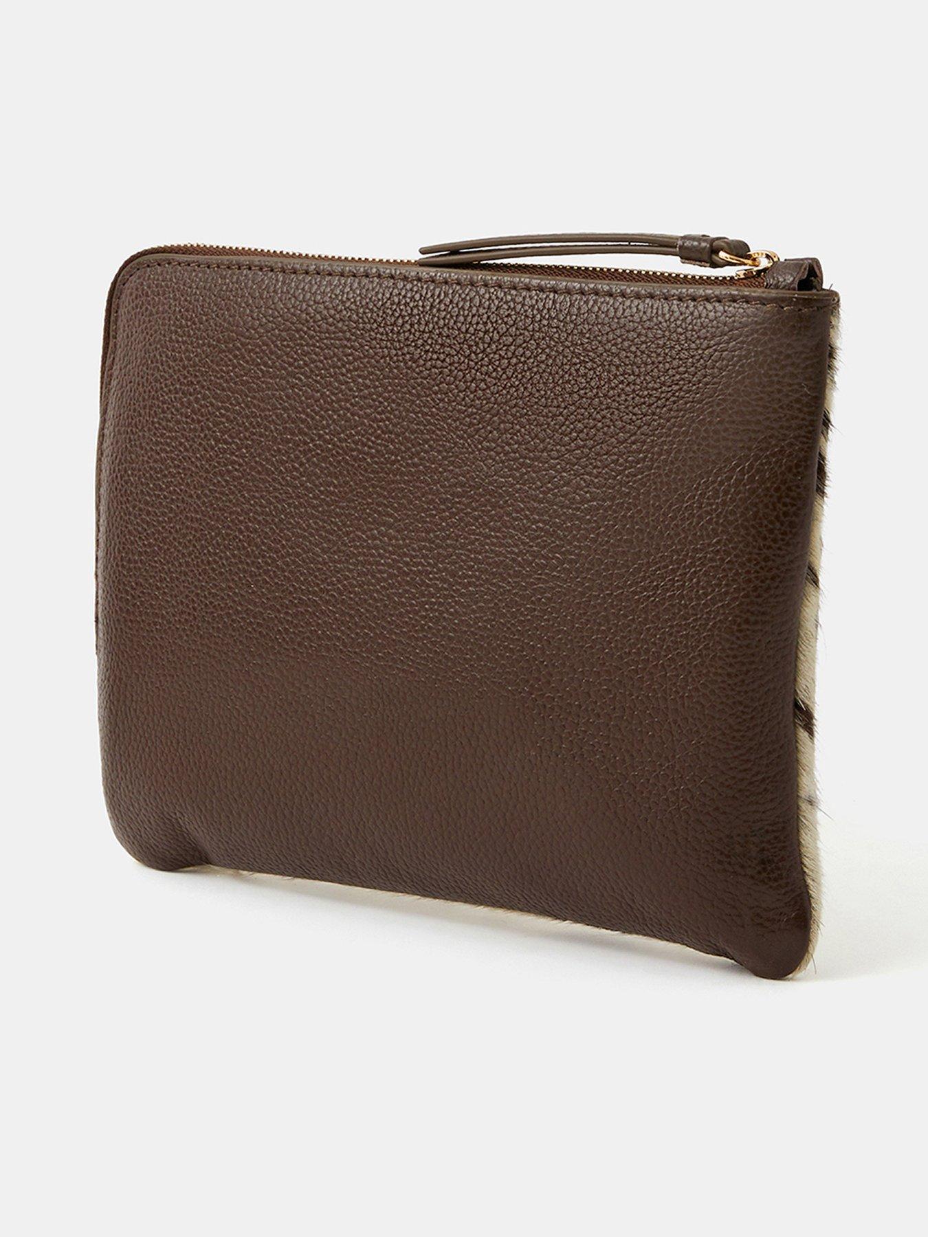 Accessorize Cow Leather Pouch - Multi | Very