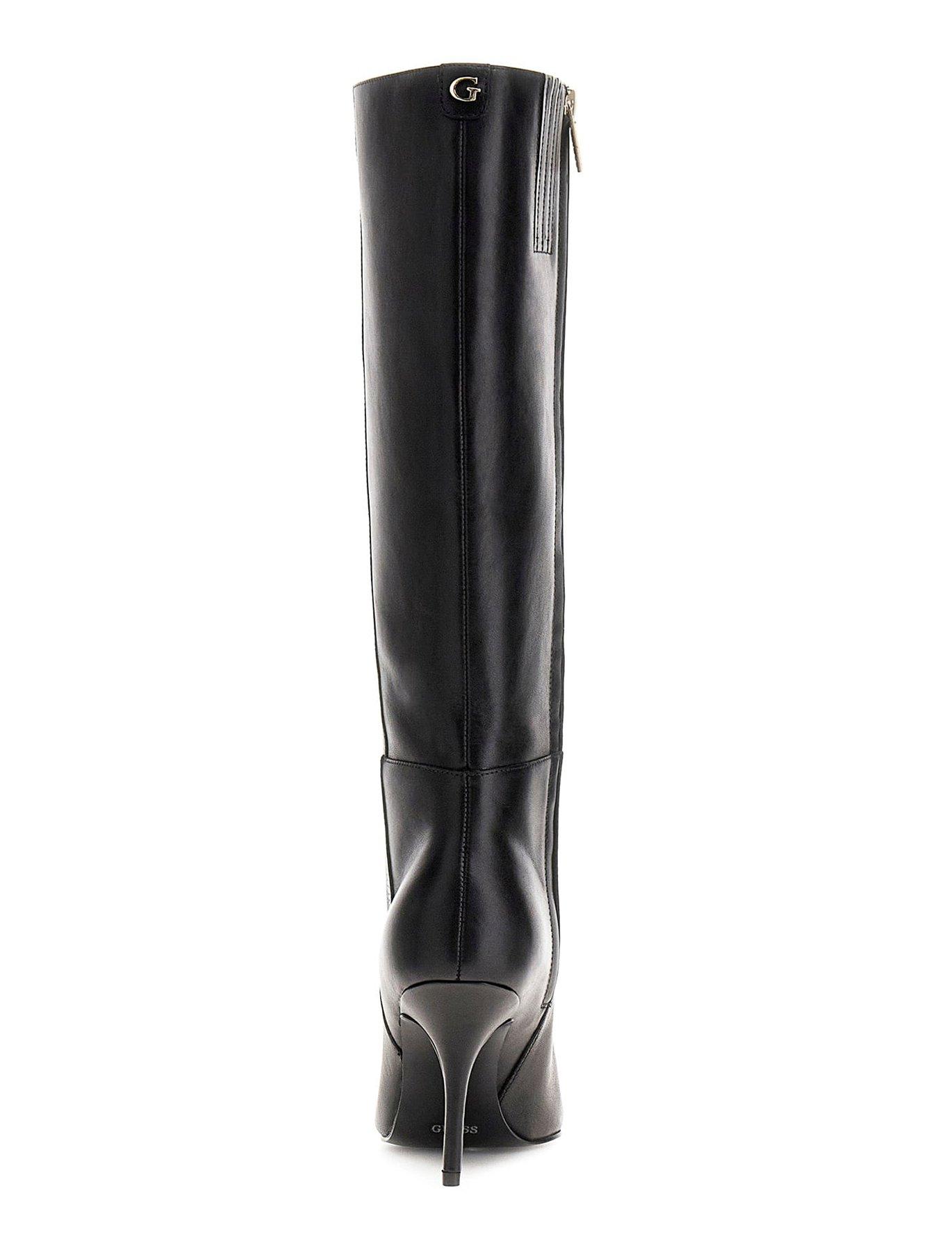 Guess Gressa Knee High Heel Boot - Black | Very