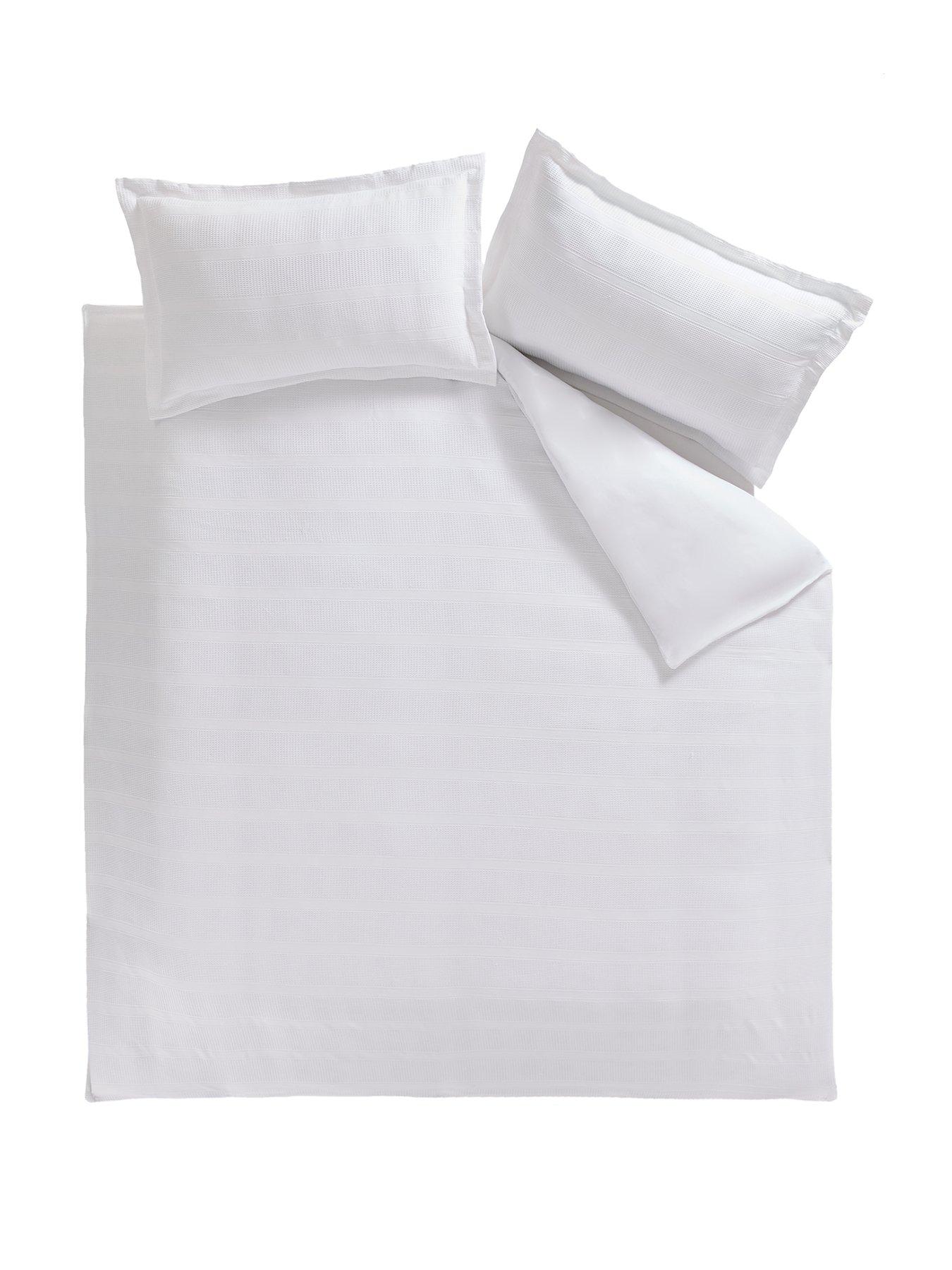 The Very Collection Striped Waffle Duvet Set | Very