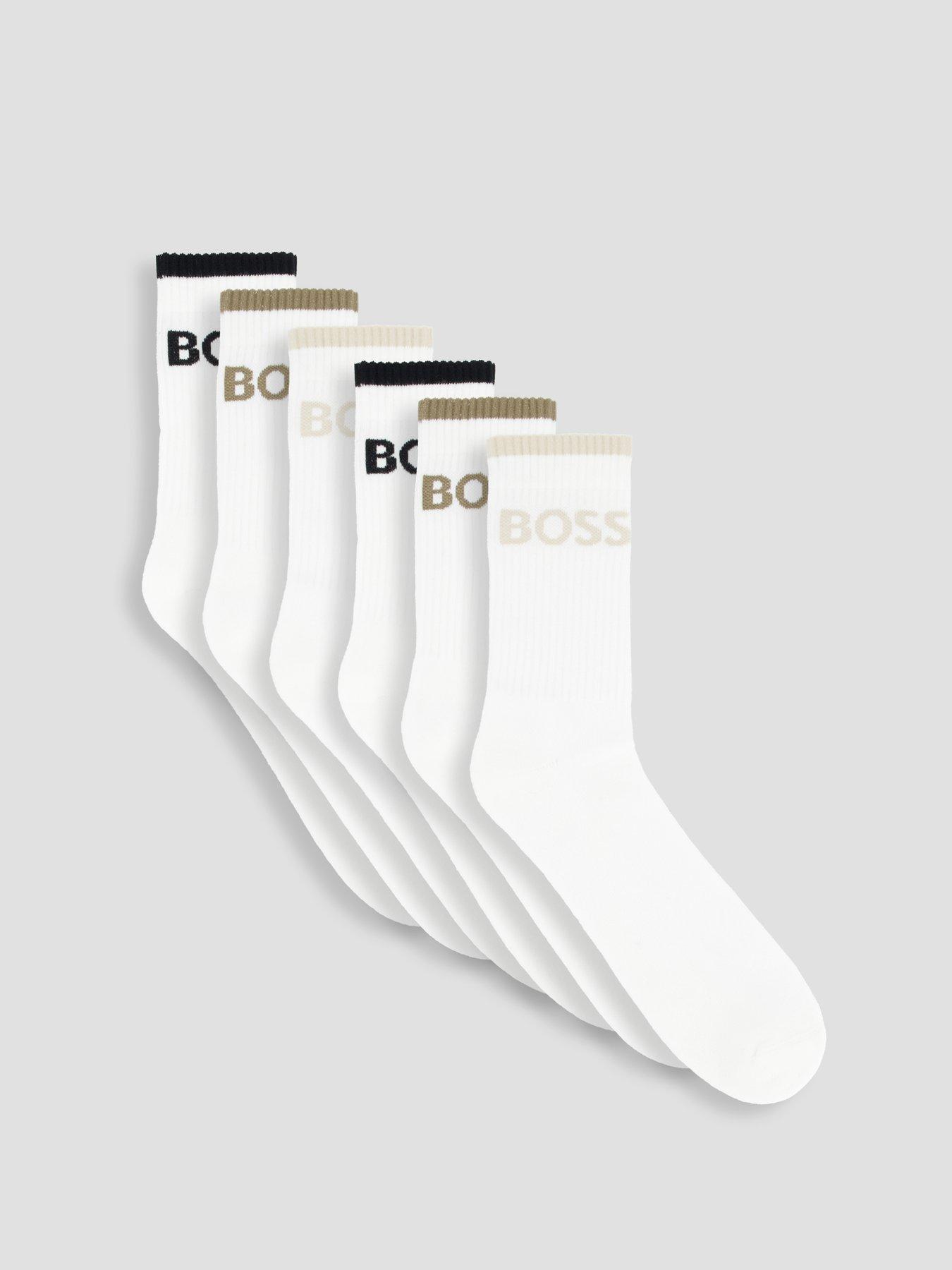 BOSS 6 Pack Crew Sports Socks - Assorted | Very