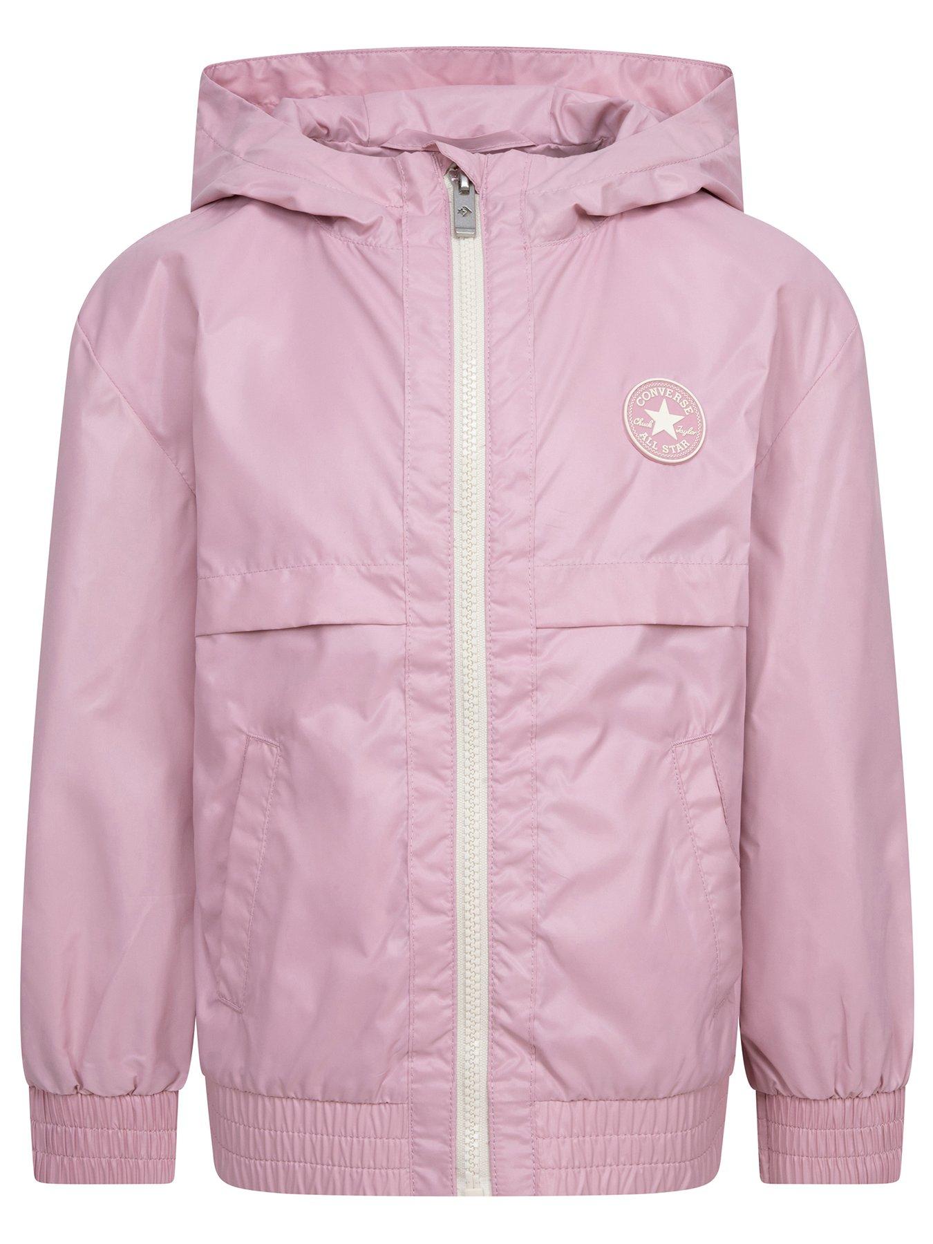 Converse Kids Girls Windbreaker Jacket - Pink | Very