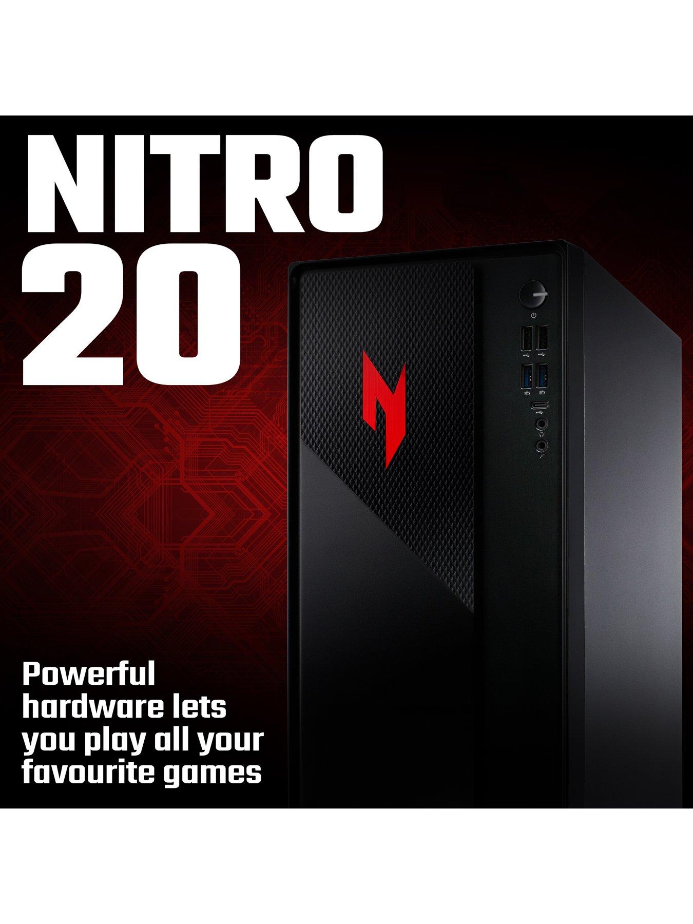 Acer Nitro N20 Gaming Desktop - GeForce RTX 3050 - Intel Core i5 - 16GB ...