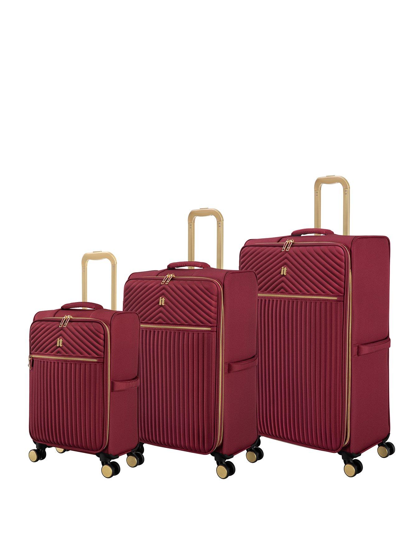 it Luggage Esplanade Rumba Red 3pc Suitcase Set | Very