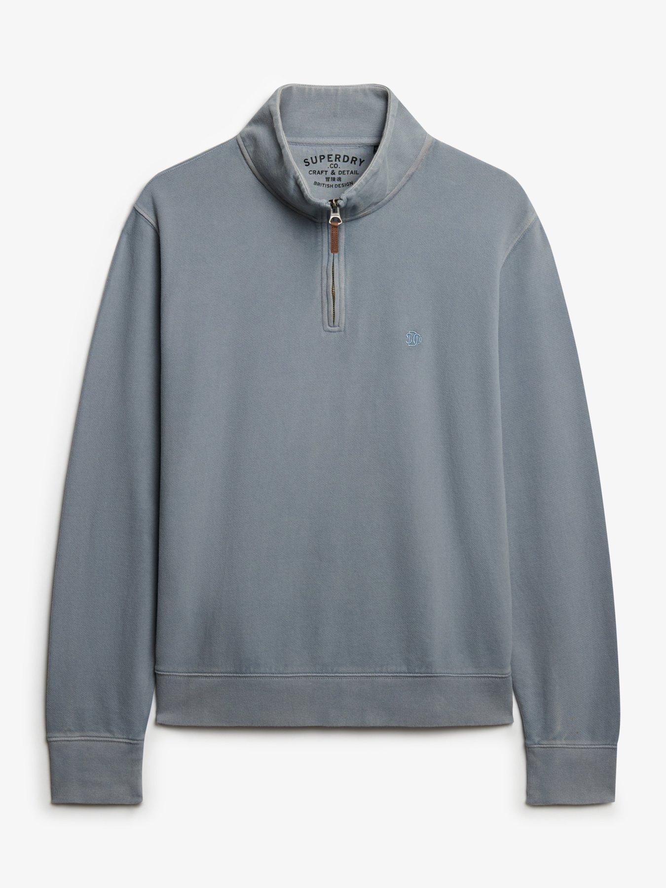 Superdry Classic Essential Henley - Blue | Very
