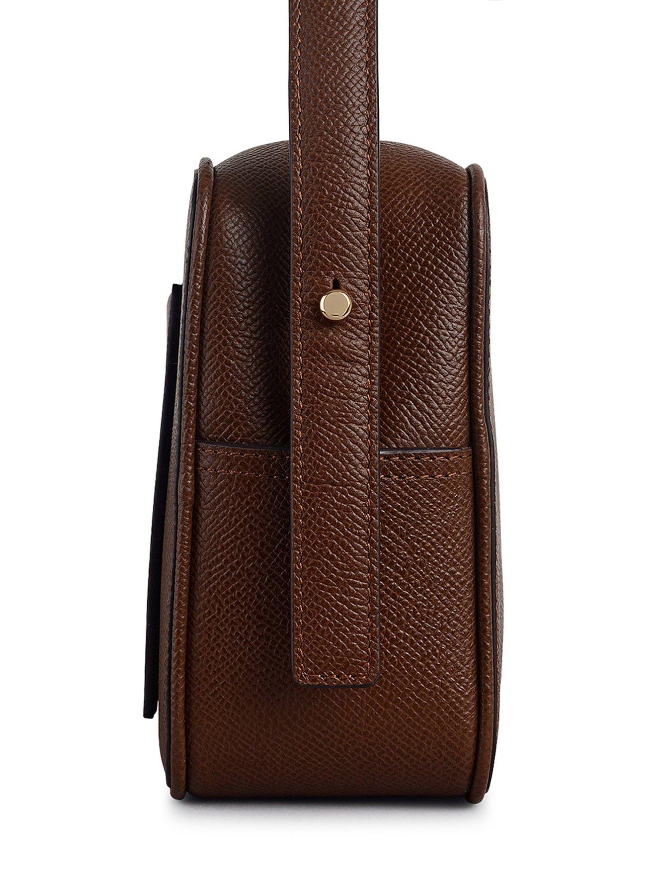 Radley Duchess Close Texture Small Ziptop Leather Crossbody Bag - Brown ...