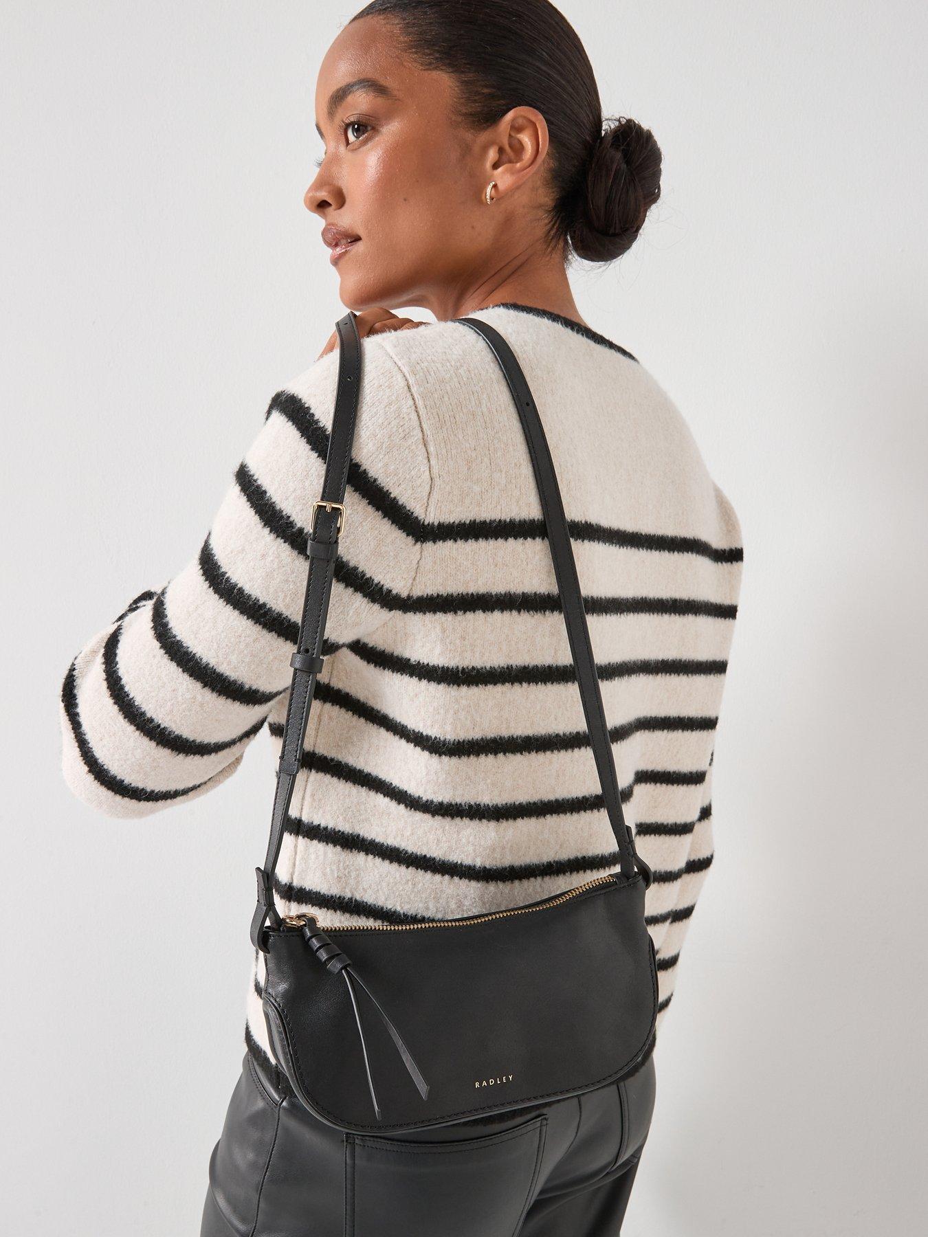Radley The Iris Small Ziptop Crossbody Bag - Black | Very