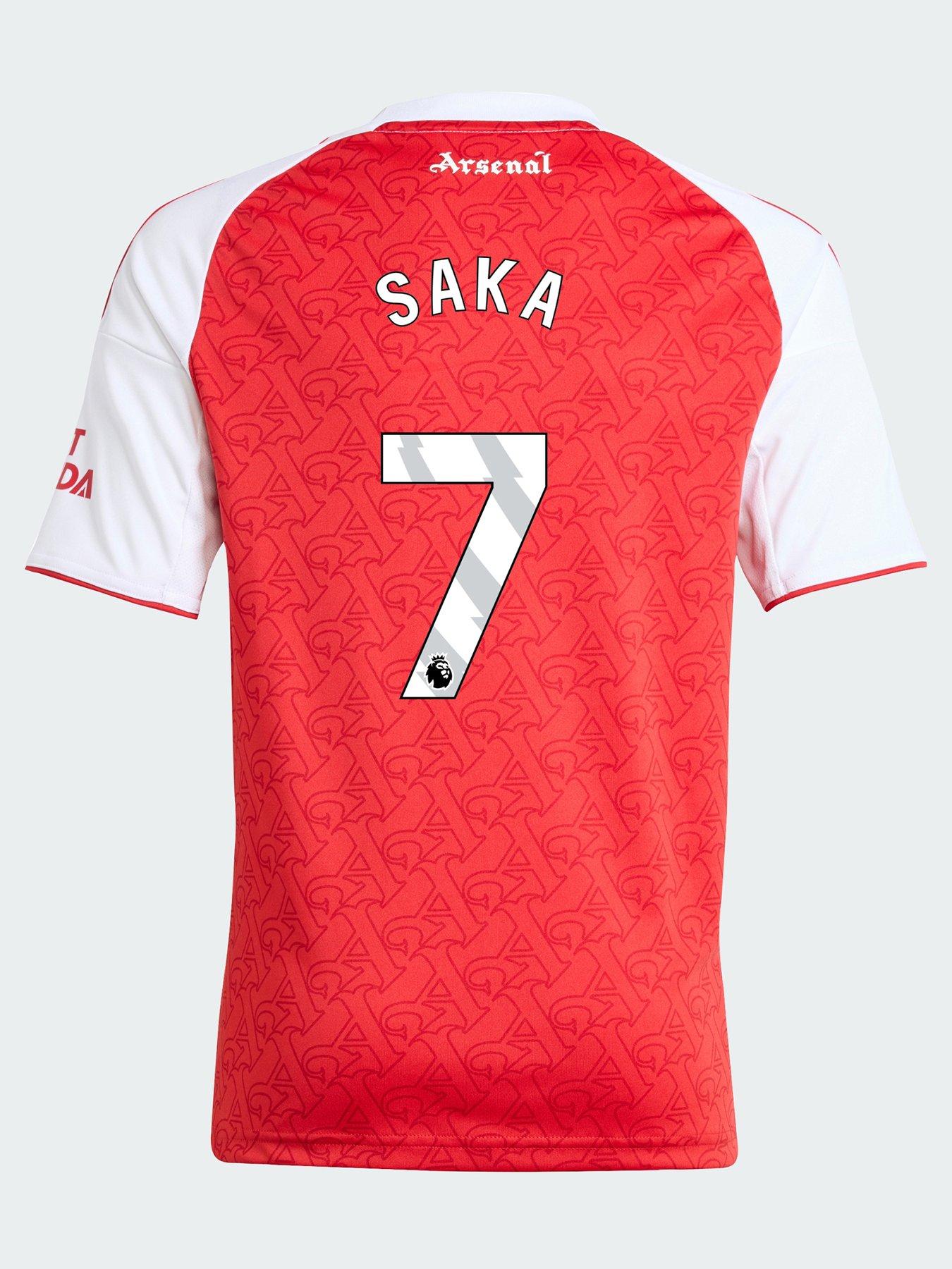 adidas Personalised Arsenal Junior 25/26 Home Stadium Replica Shirt ...