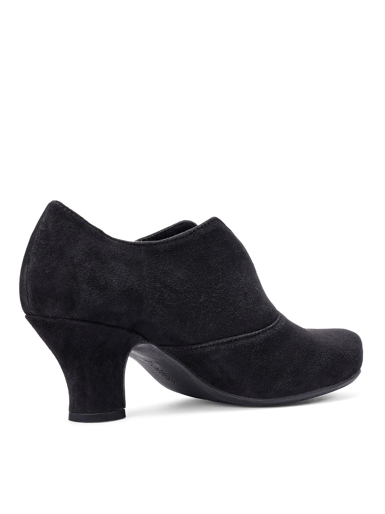 Hotter Waltz Suede Boot - Black | Very