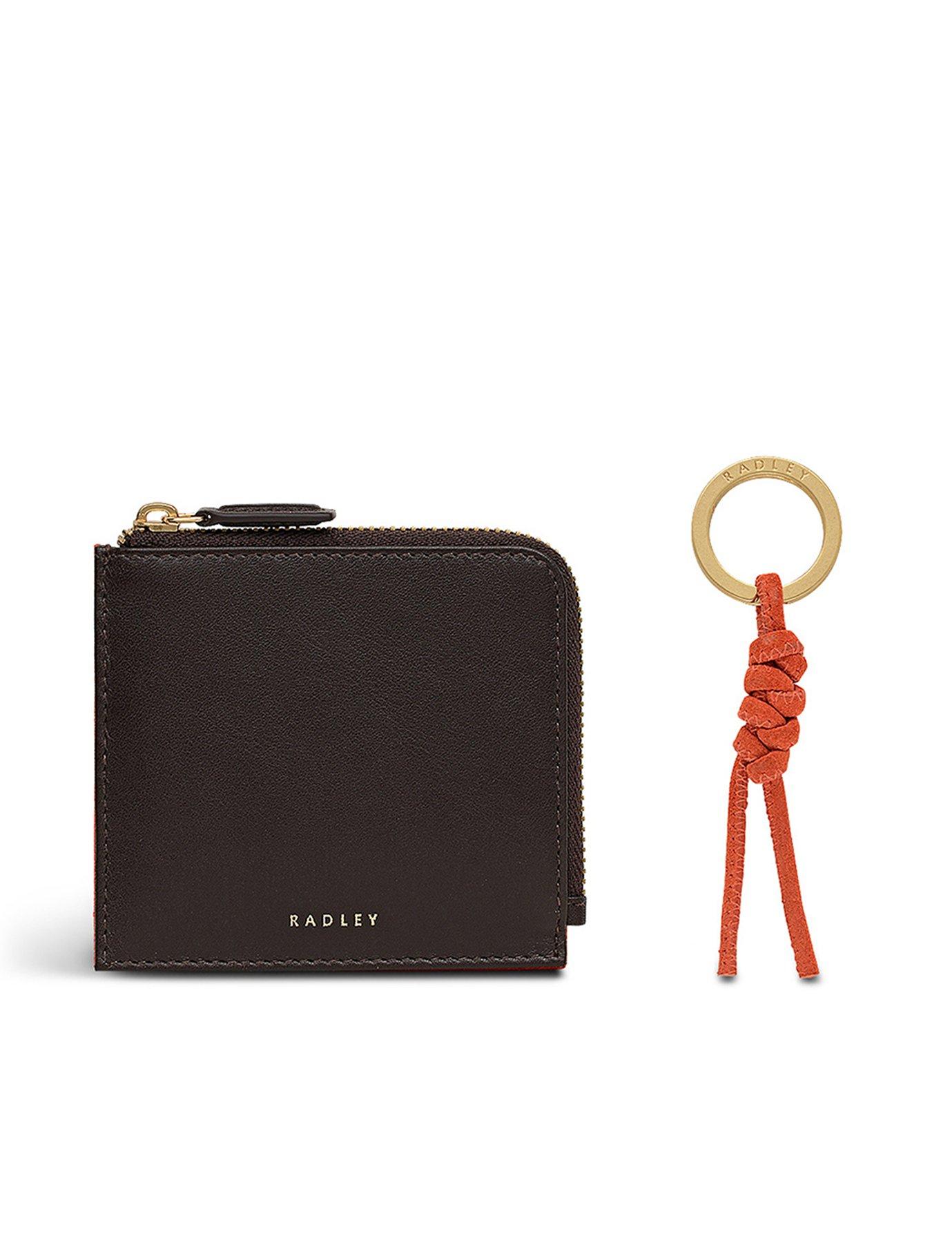 Radley Chilworth Street Medium Boxed Purse And Keyring - Orange/Brown ...