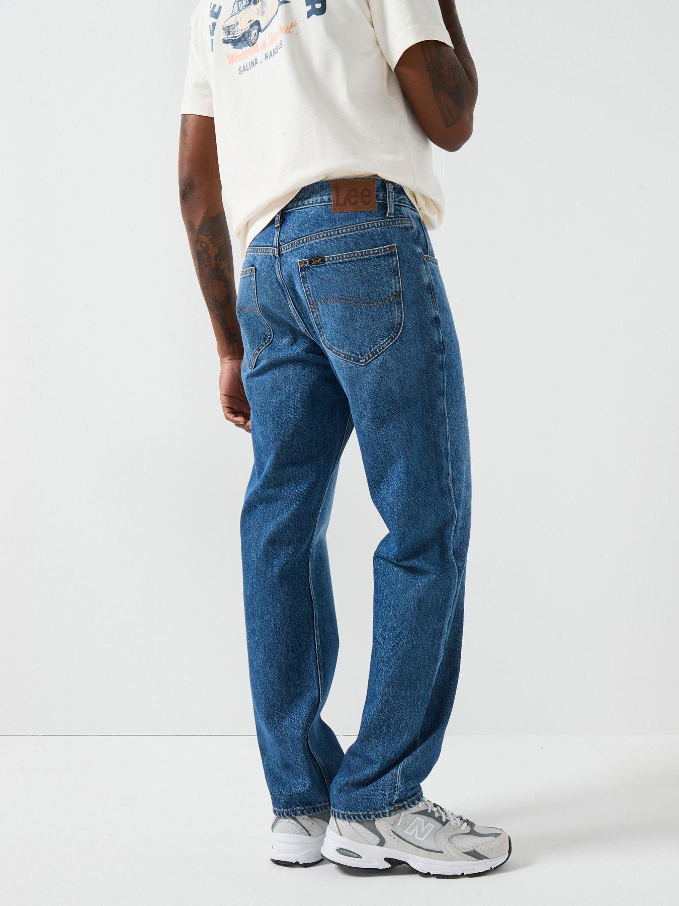 Lee Haden 5 Pocket Relaxed Straight Jeans - Blue | Very