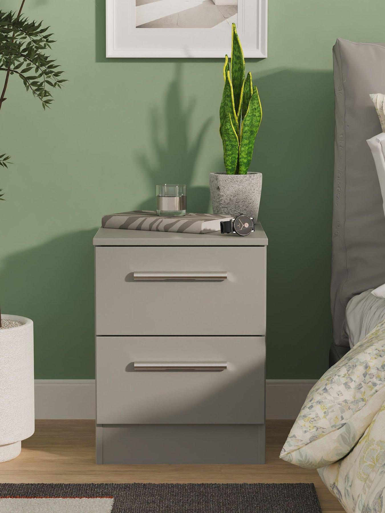 SWIFT Morgan Ready Assembled Kids 2 Drawer Bedside Table | Very