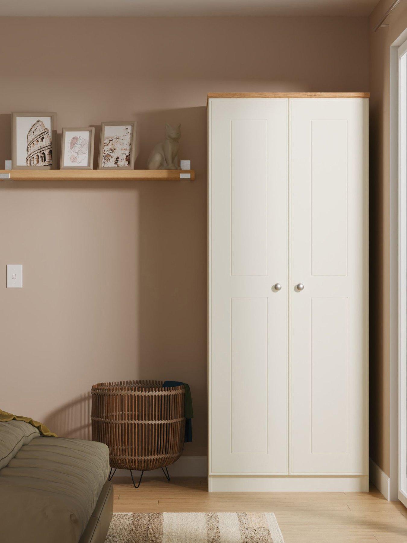 Wardrobes | Ready Assembled | Cream | Double Wardrobe | Home & Garden ...
