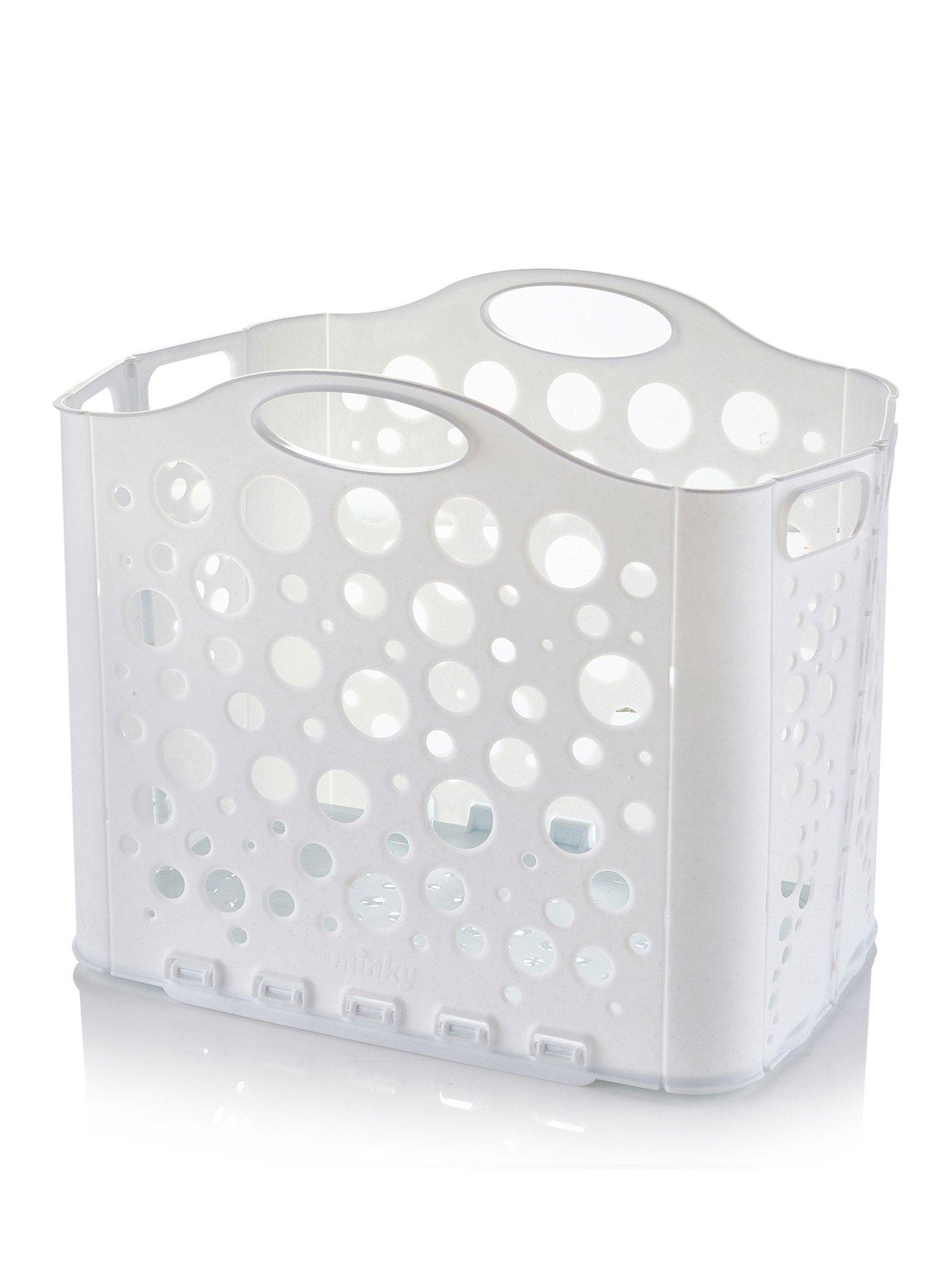 Minky Straight Stack Folding Laundry Basket | Very