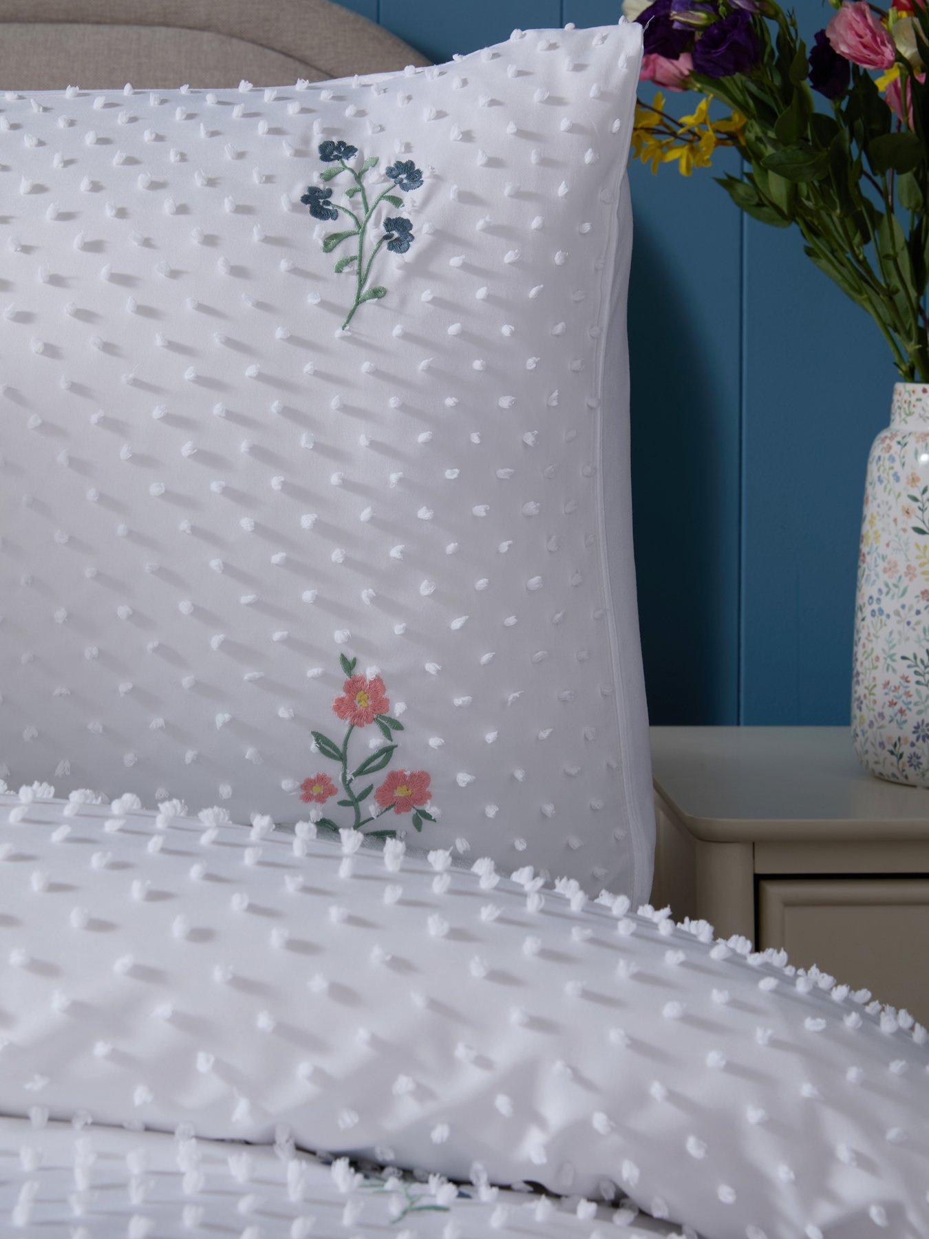 The Very Collection Super Soft Embroidered Floral Duvet Set | Very