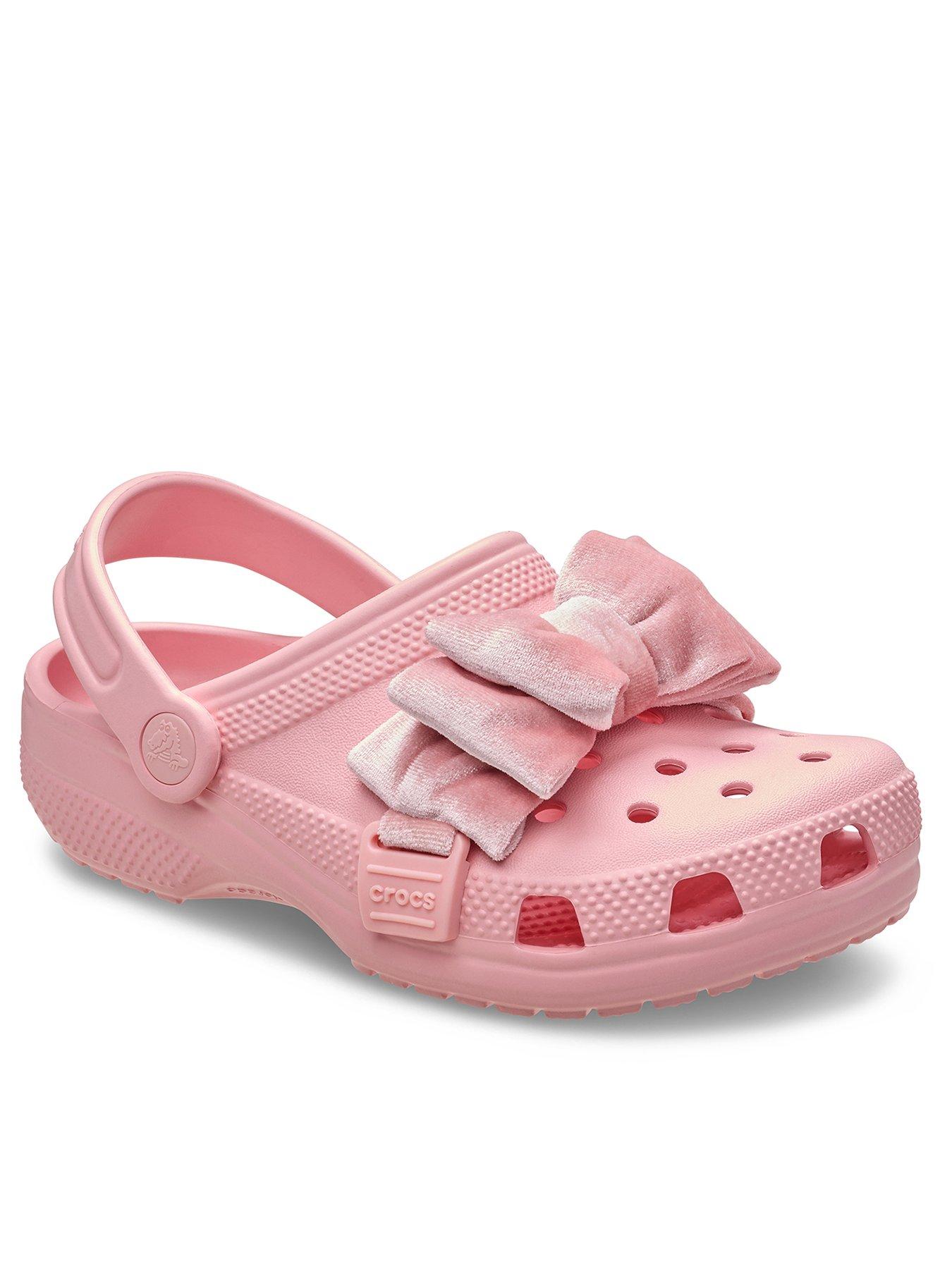 Crocs Classic Bow Clog K - Pink | Very