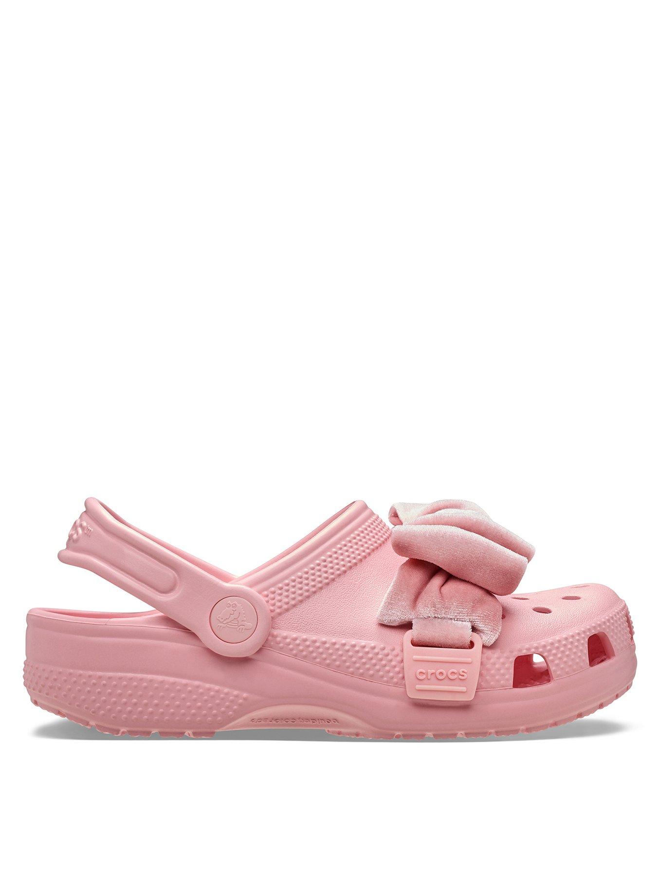 Crocs Classic Bow Clog K - Pink | Very