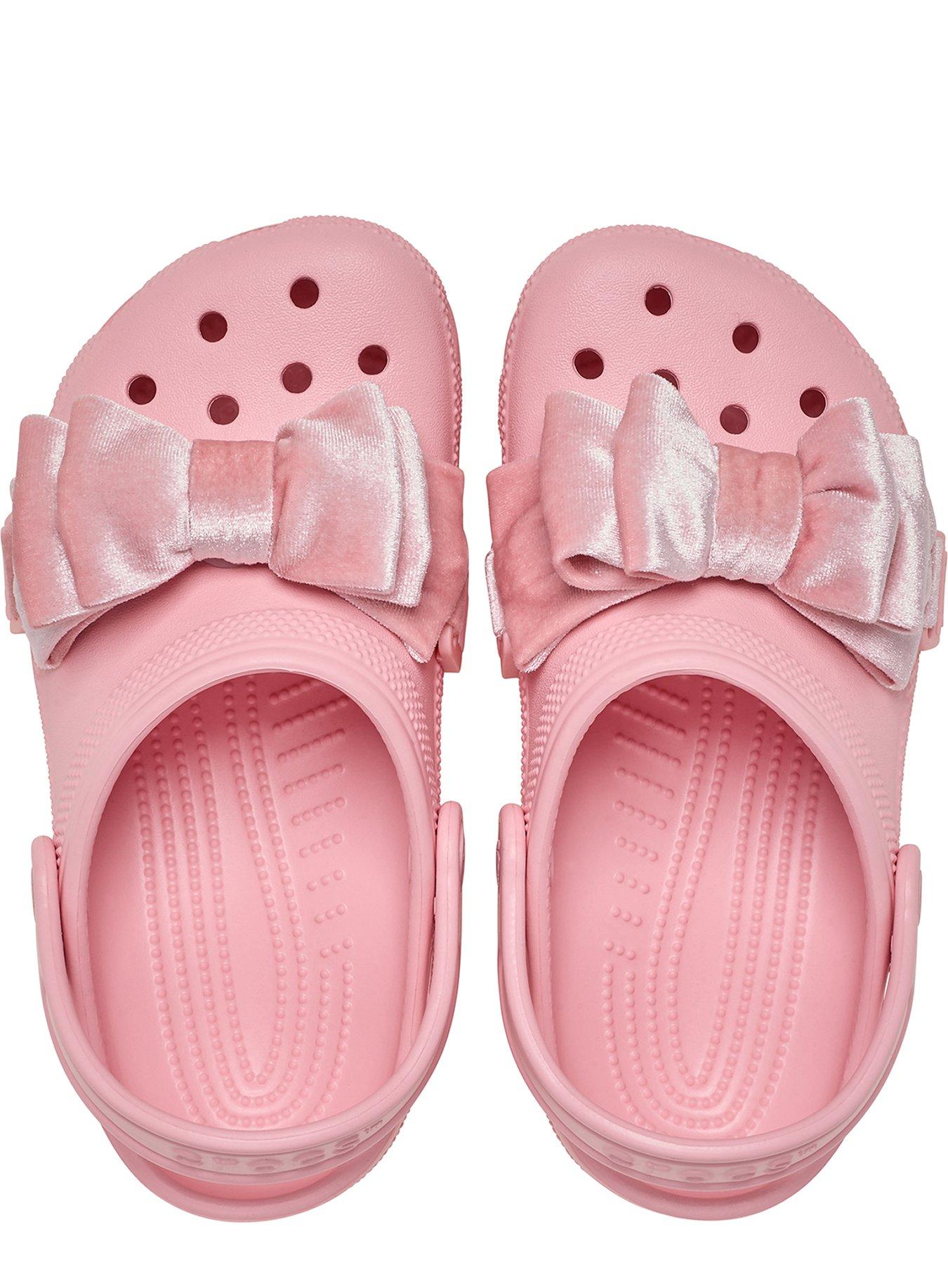 Crocs Classic Bow Clog K - Pink | Very