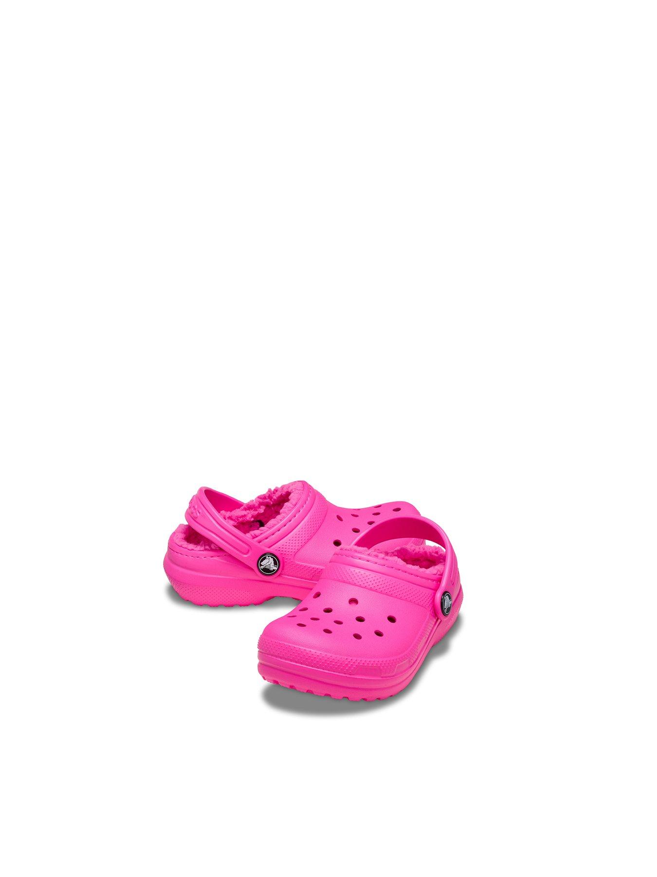 Crocs Classic Lined Clog T - Pink | Very