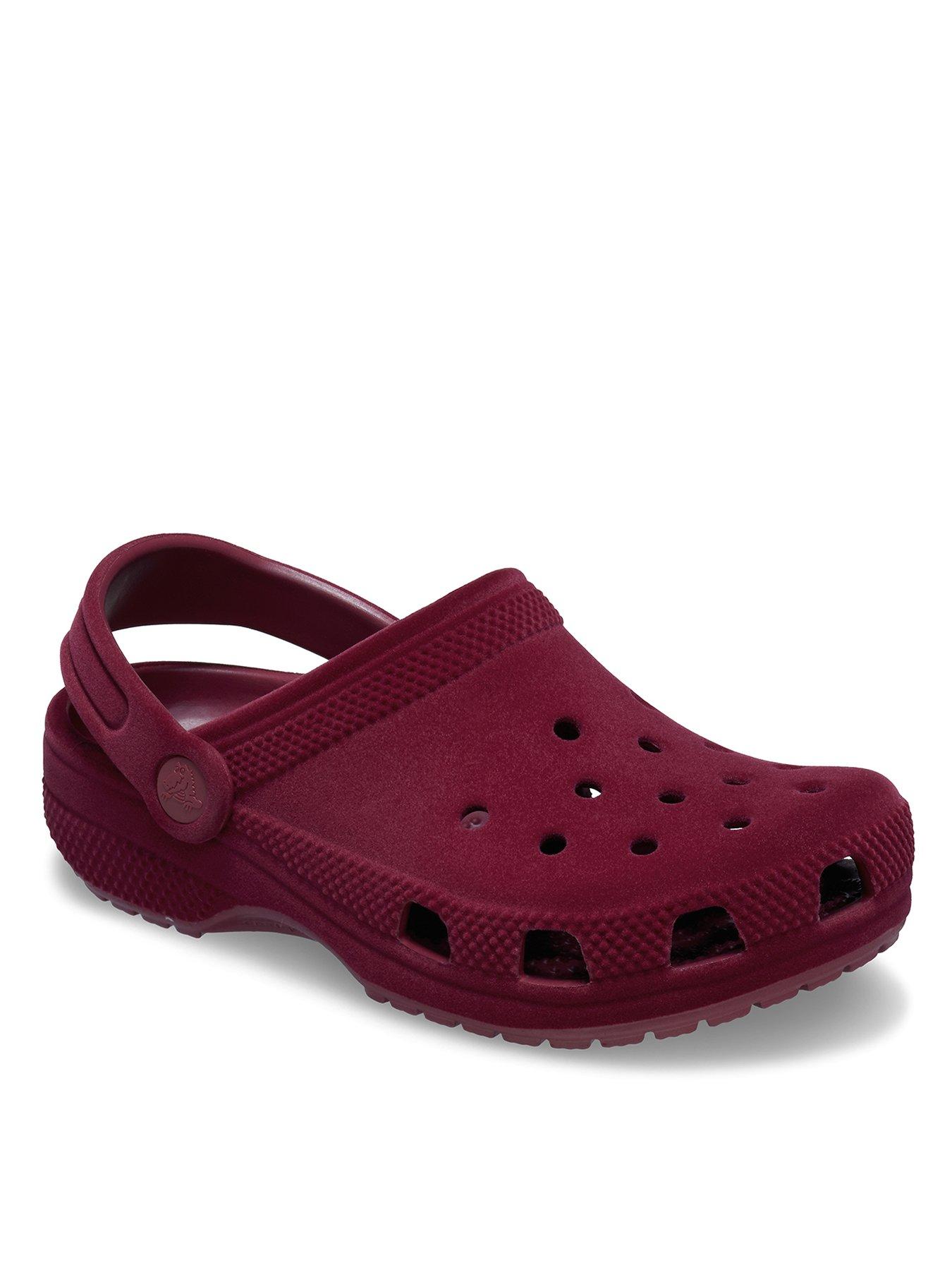 Crocs Classic Velvet Clog K - Red | Very