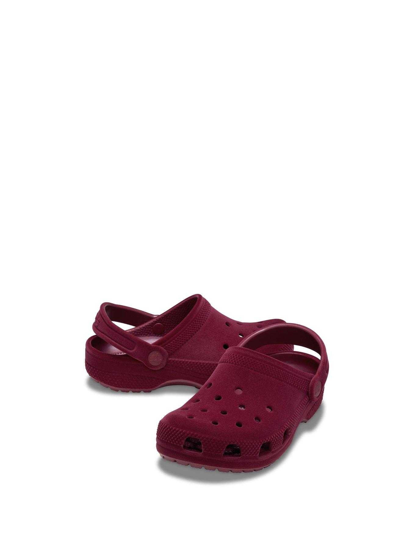 Crocs Classic Velvet Clog K - Red | Very