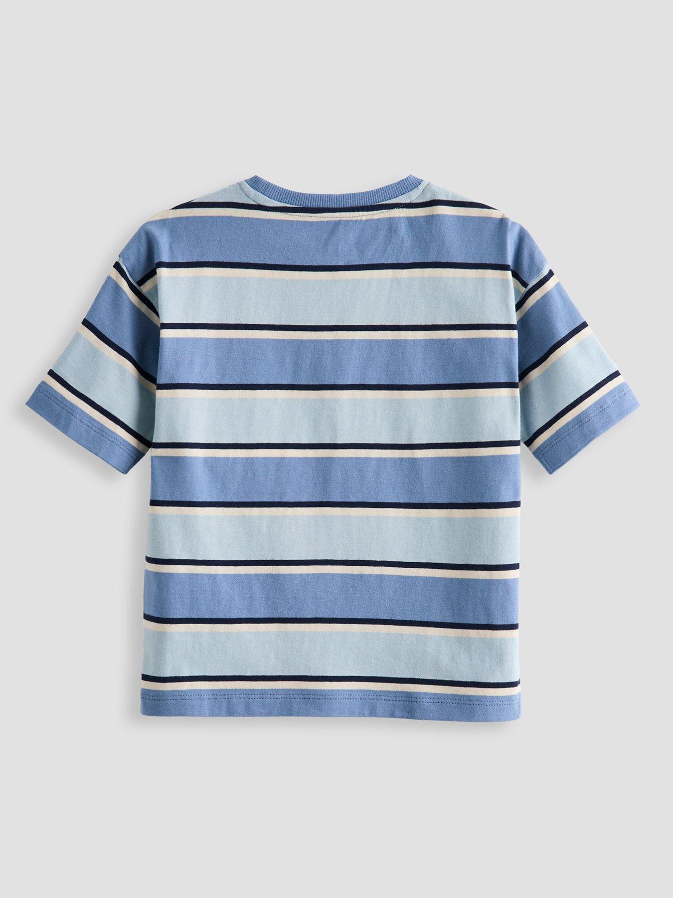 The Very Collection Boys 2 Pack Tiger Stripe T-shirts - Blue | Very