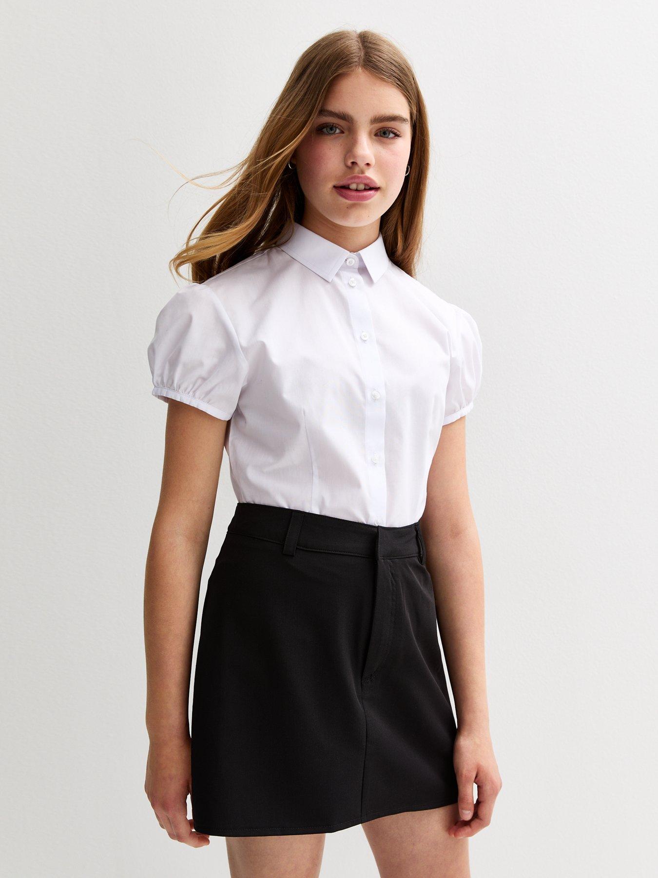 New Look 915 Girls Tube School Skort - Black | Very