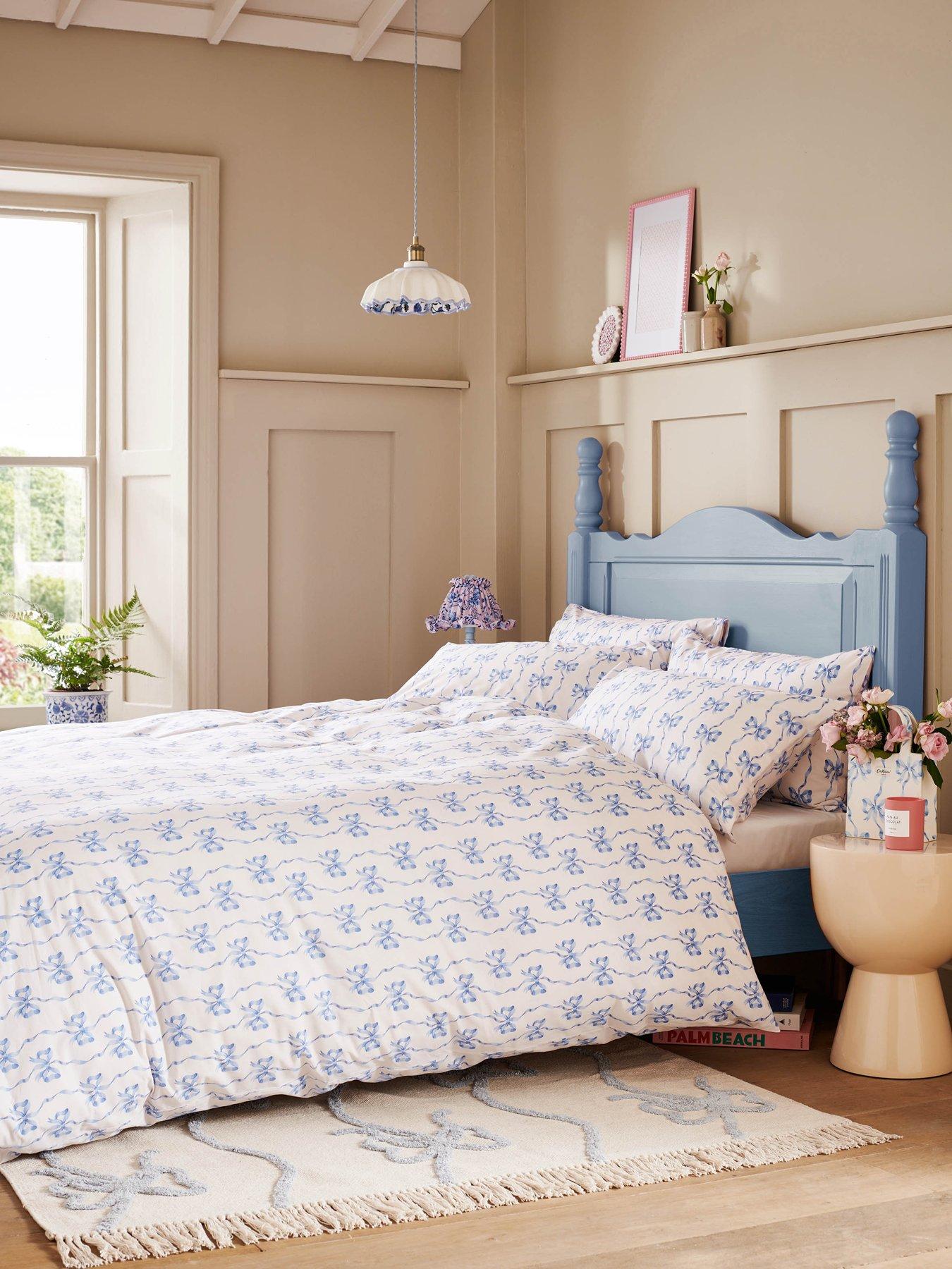 Cath Kidston Ribbon Bow 100% Cotton Quilt Set | Very